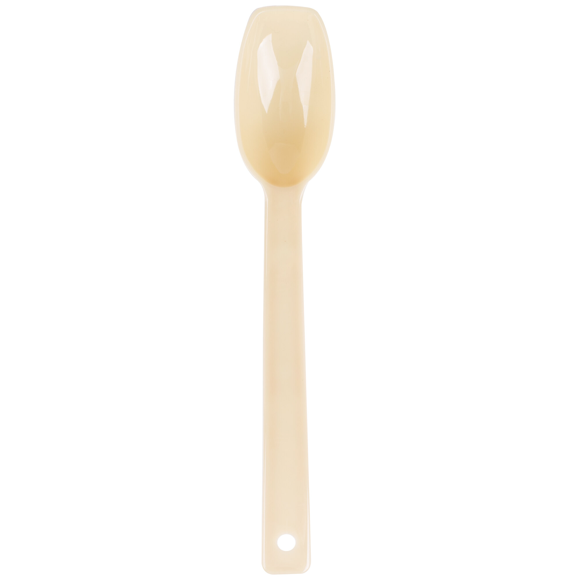 Cambro SPO8CW133 0.5 oz. Beige Camwear Solid Salad Bar / Buffet Spoon