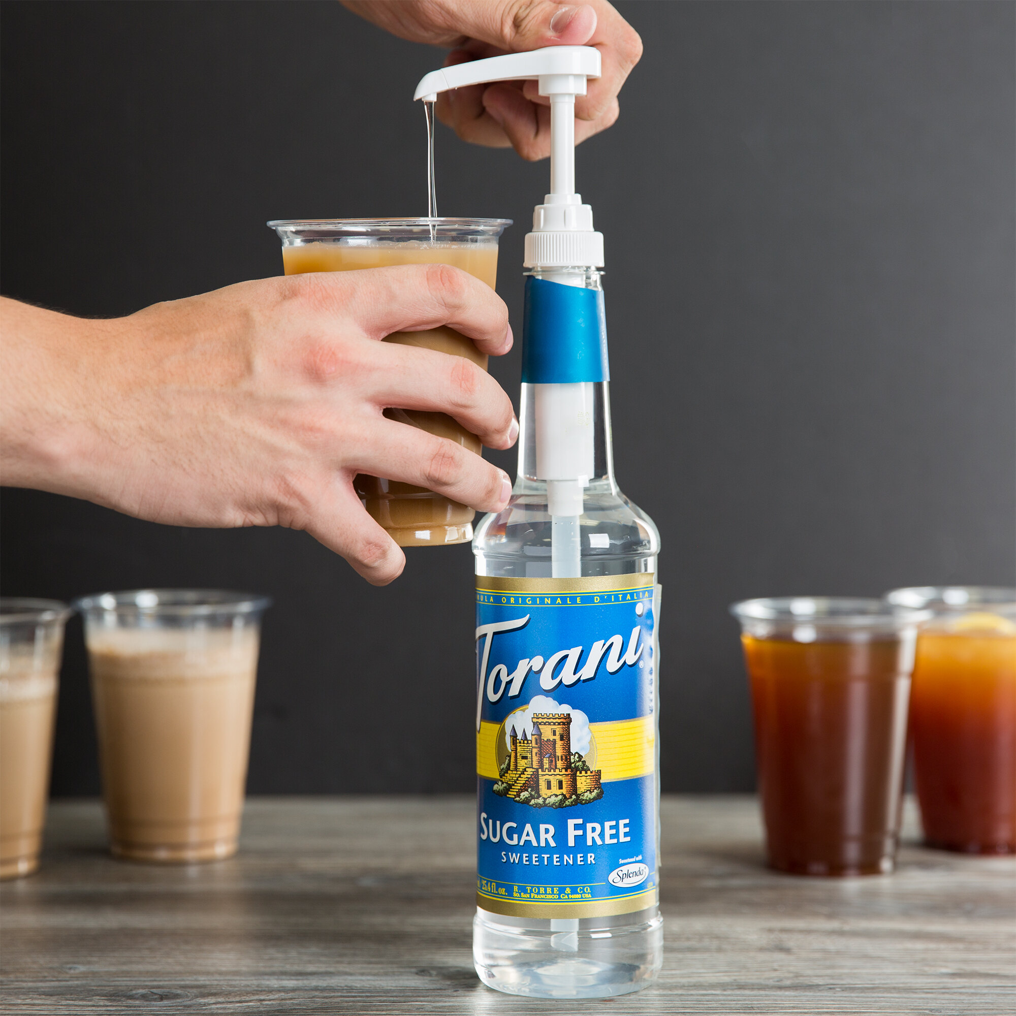 Torani 750 mL Sugar Free Sweetener Sweetener Syrup