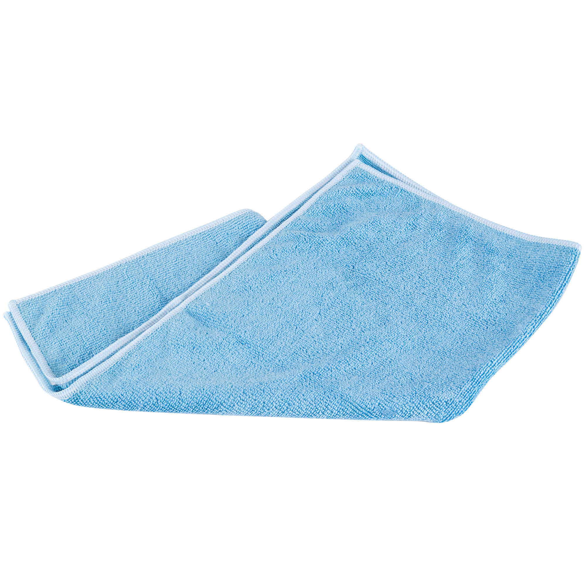 Unger MF40B SmartColor MicroWipe 16" x 15" Blue Heavy-Duty Microfiber ...