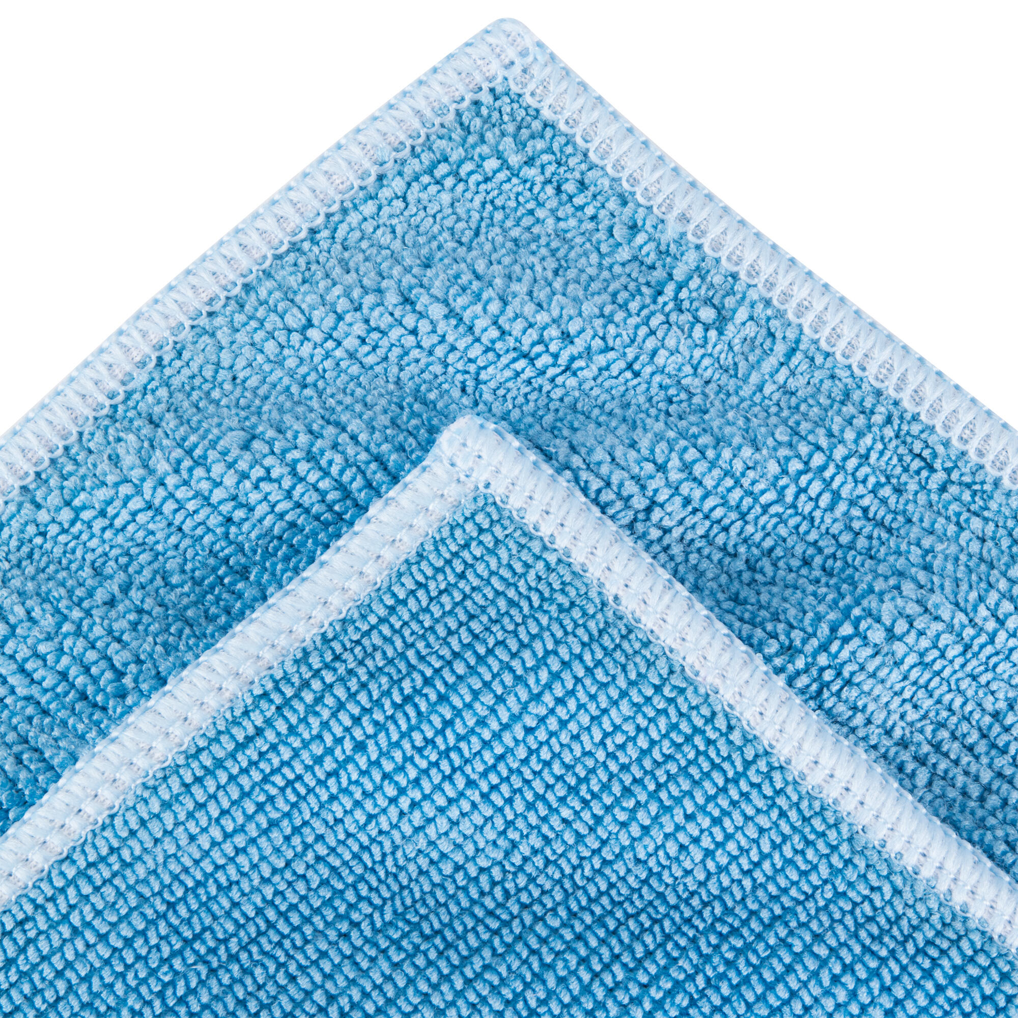 Unger MF40B SmartColor MicroWipe 16" x 15" Blue Heavy-Duty Microfiber ...