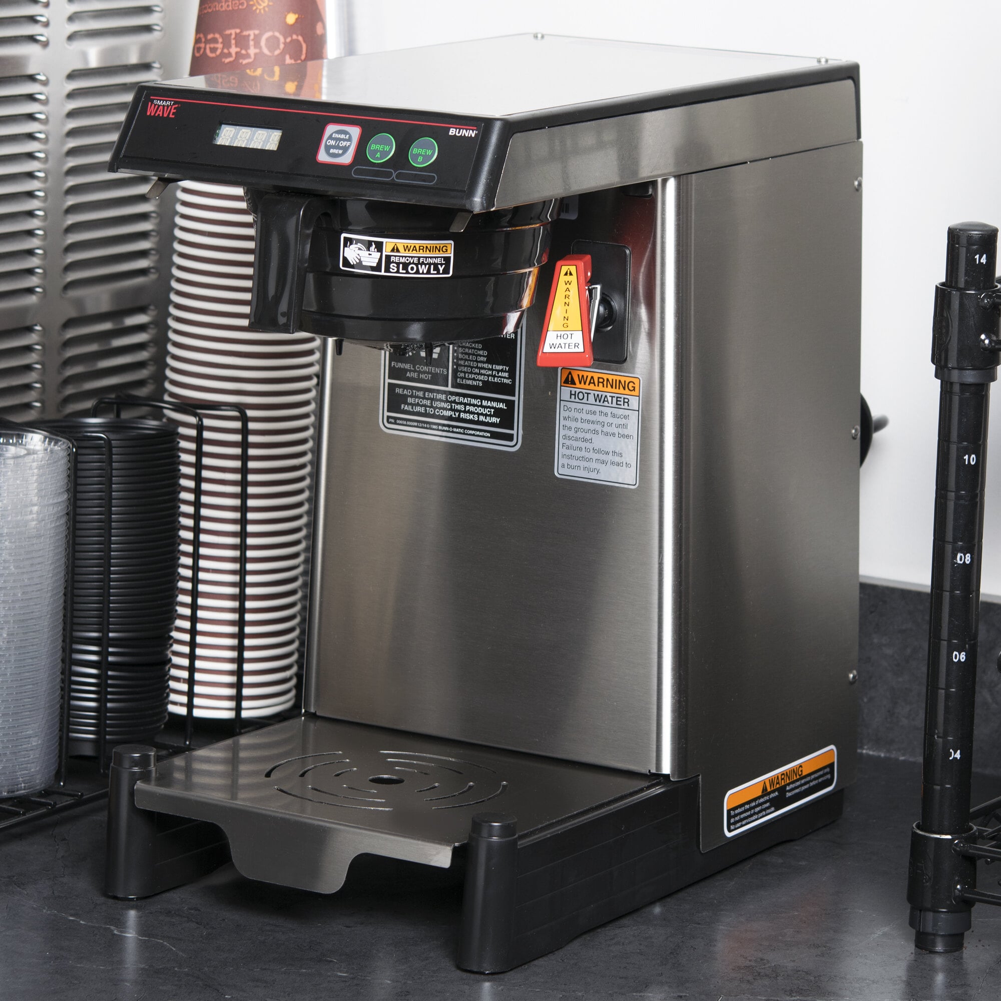 Bunn 39900.0005 15-APS SmartWAVE Airpot Coffee Brewer - 120V