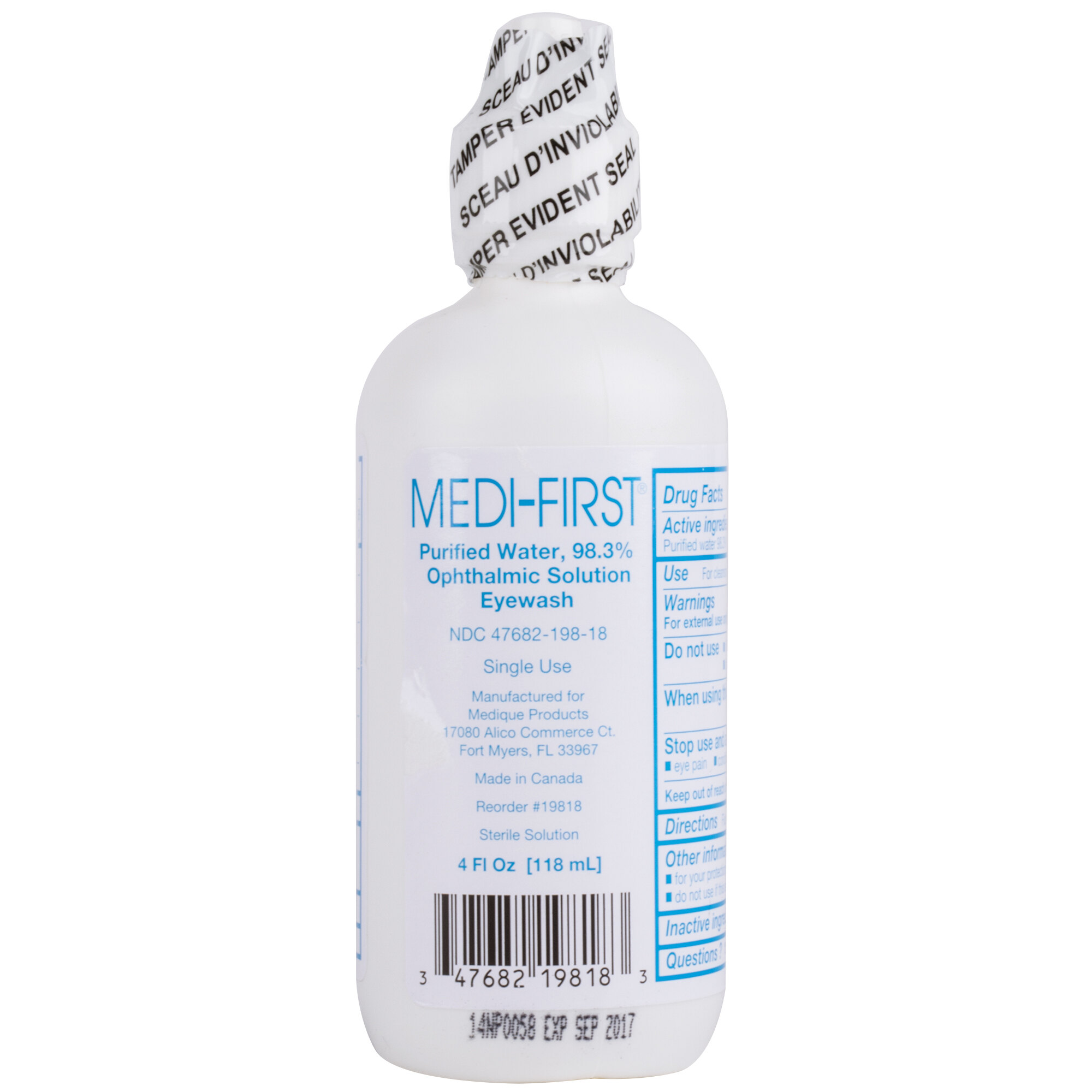 Medi-First First Aid Eye Wash, 4 oz. - WebstaurantStore