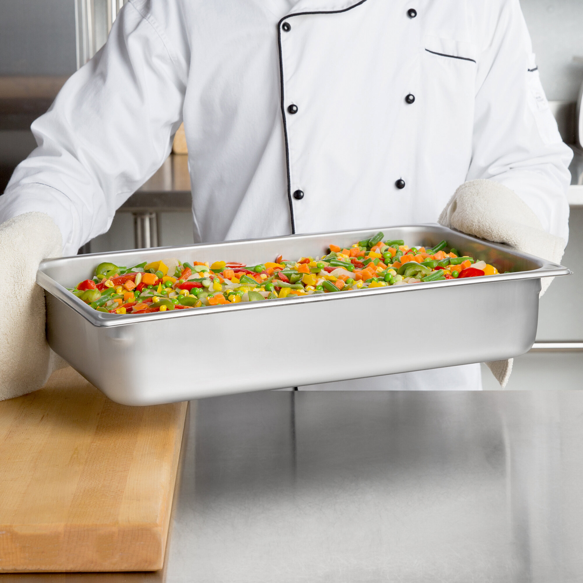 Hatco ST PAN 4 Equivalent 4" Full Size Stainless Steel Food Pan