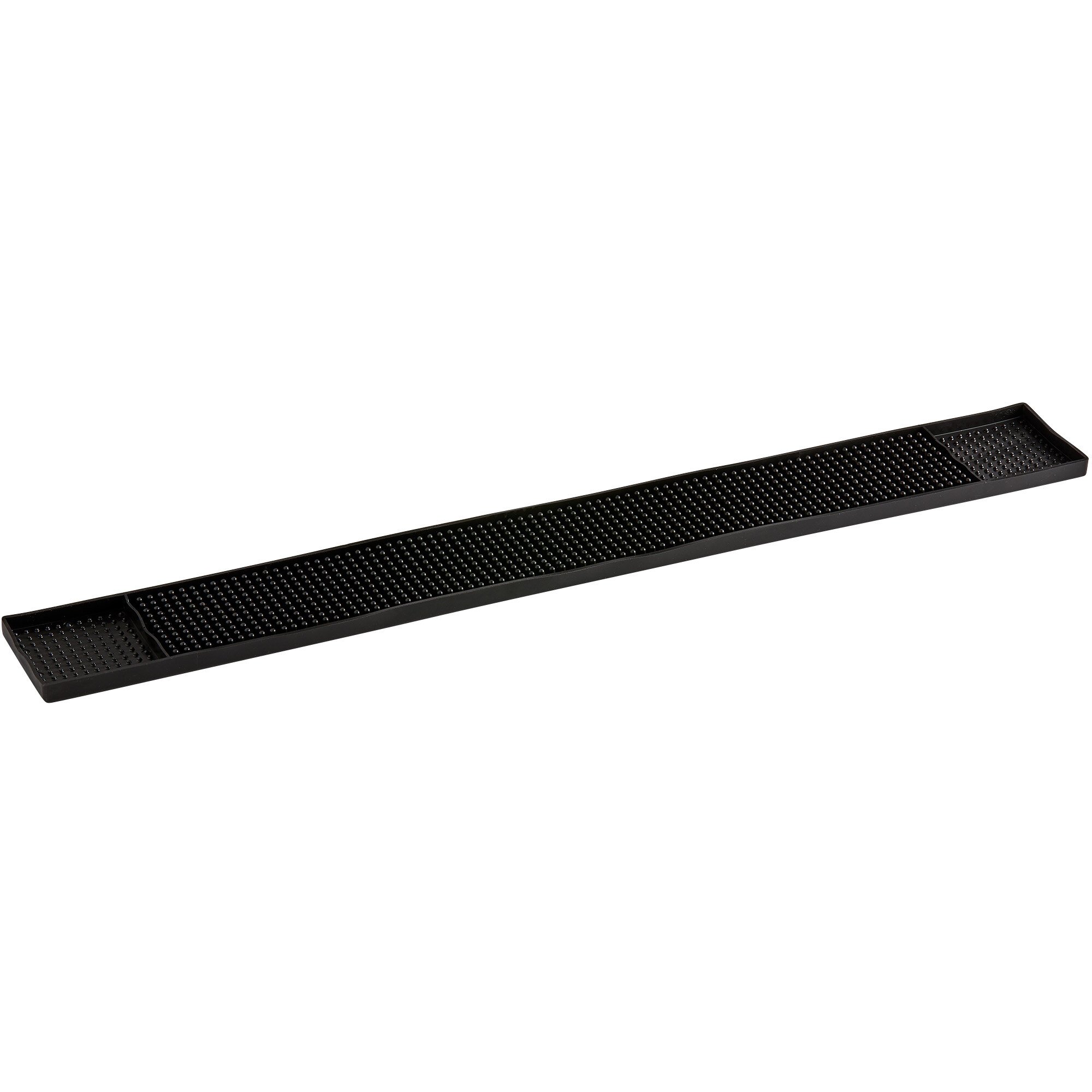 Choice 3 1/4" x 27" Black Bar Mat