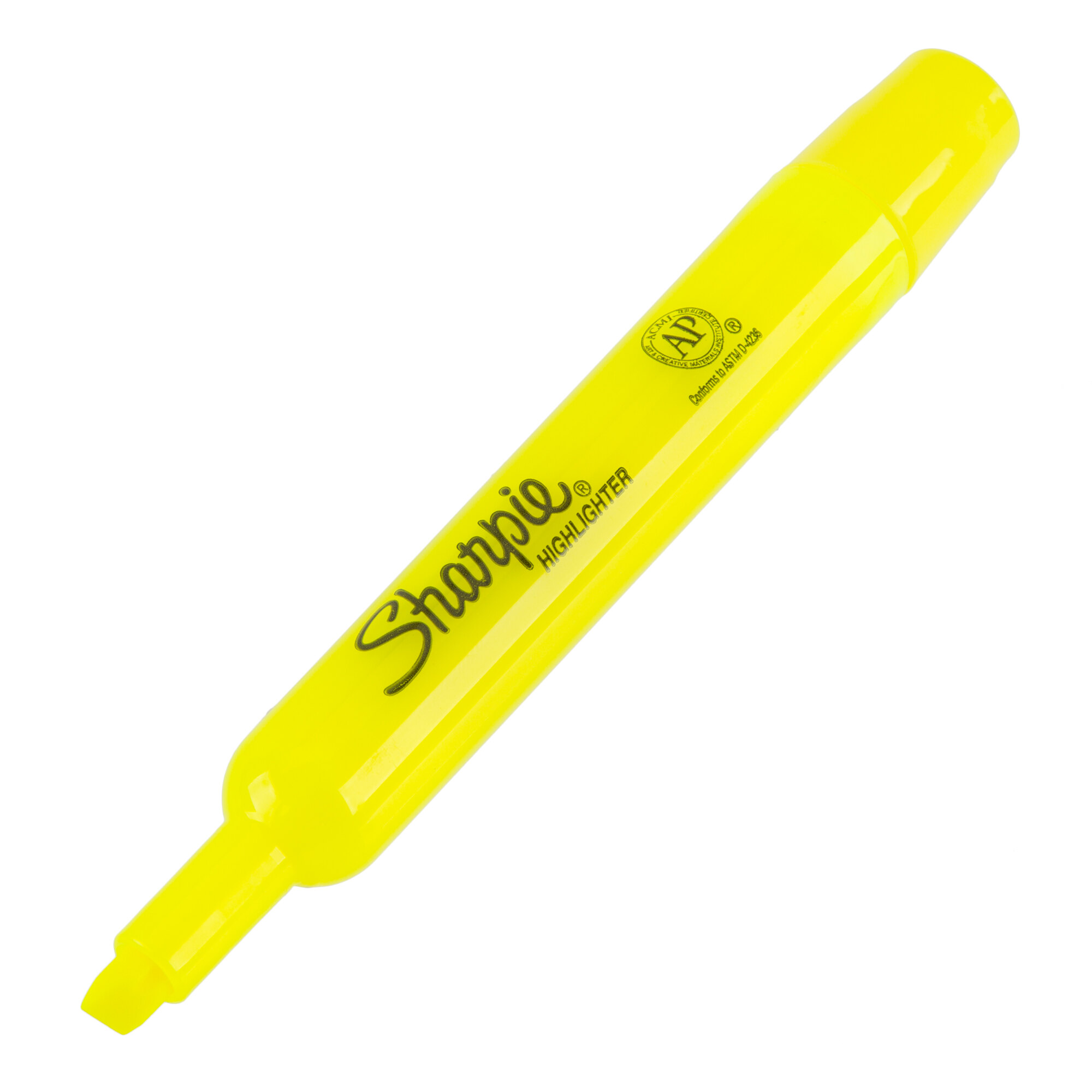 Sharpie 1920938 Fluorescent Yellow Chisel Tip Accent Tank Highlighter ...