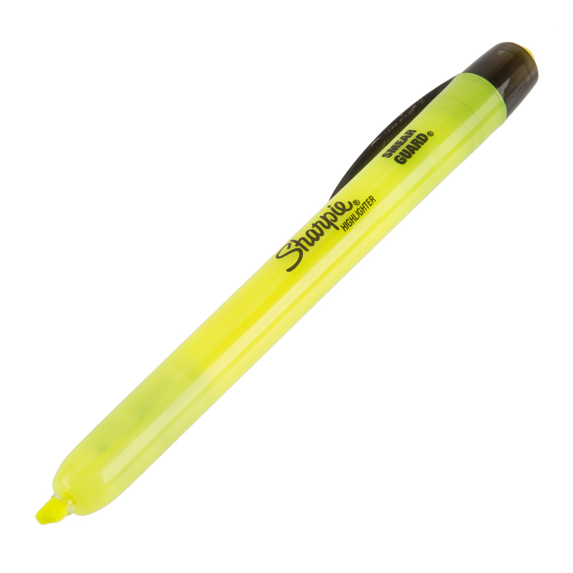 Sharpie 28025 Accent Fluorescent Yellow Chisel Tip Retractable