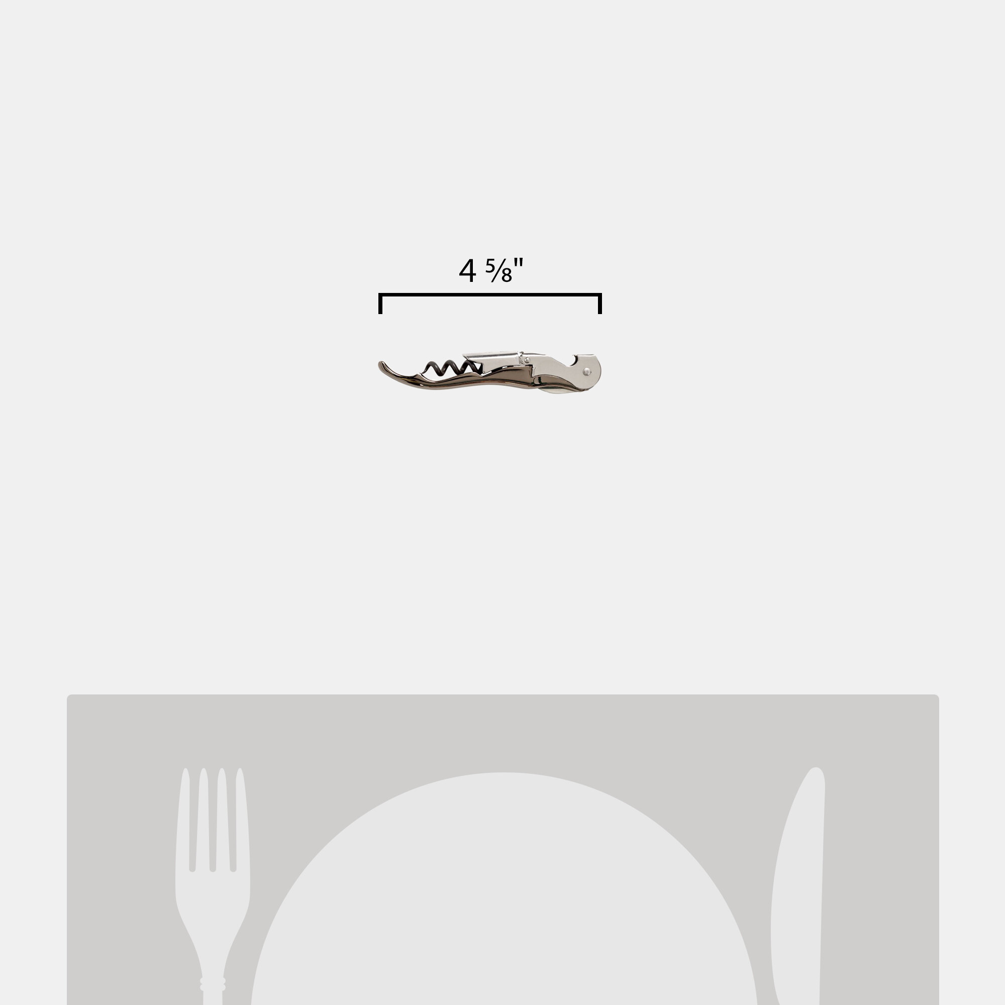 Pulltap's Premium Classic Waiter's Corkscrew with Graphite Handle 5151-63