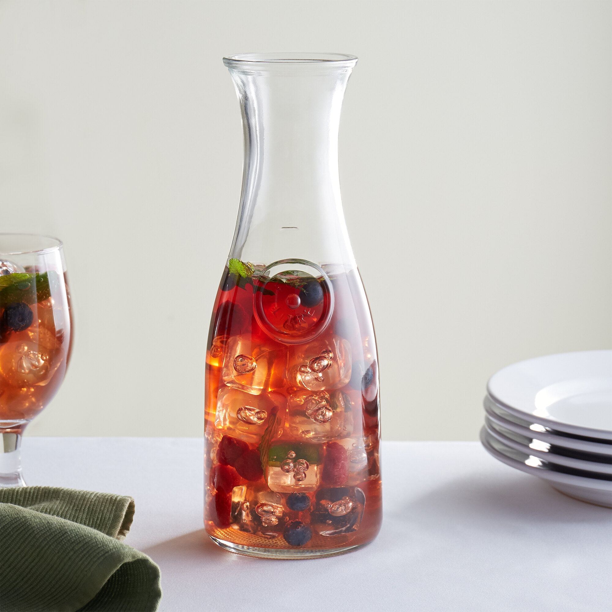 Acopa 32 oz. Glass Carafe - 12/Case