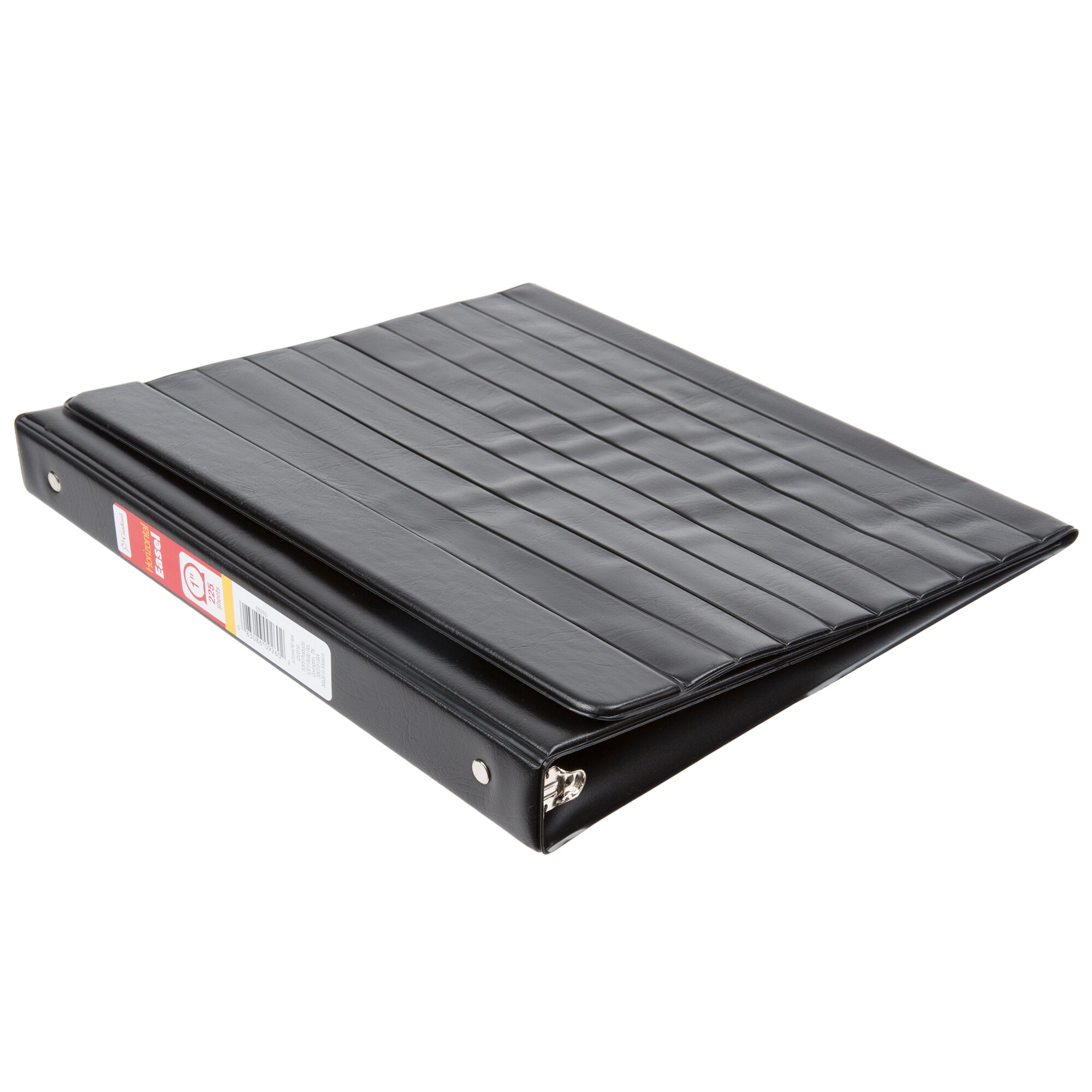 Cardinal CRD 09260 Black Horizontal Easel Binder with 1" Round Rings