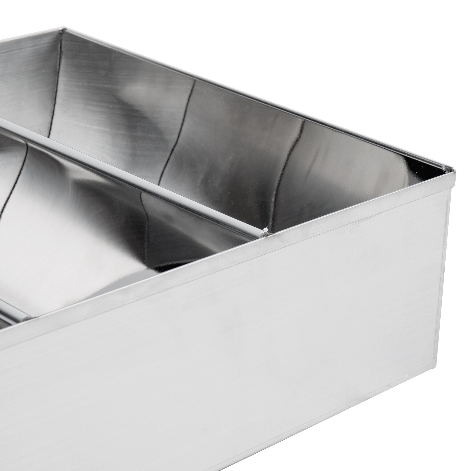 Choice 4-Compartment Cutlery Box (Stainless Steel)
