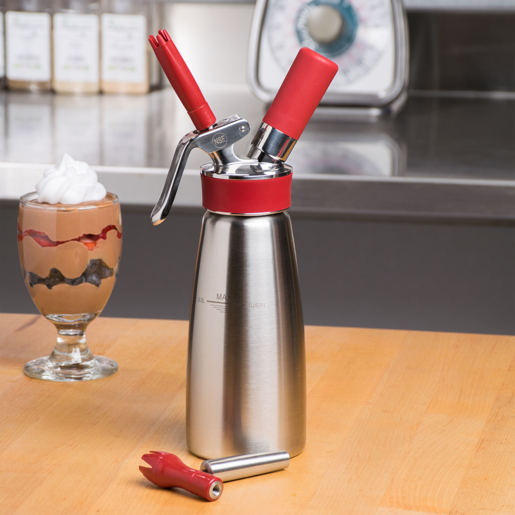 Isi 5 Liter Professional Whipped Cream Dispenser Gourmet