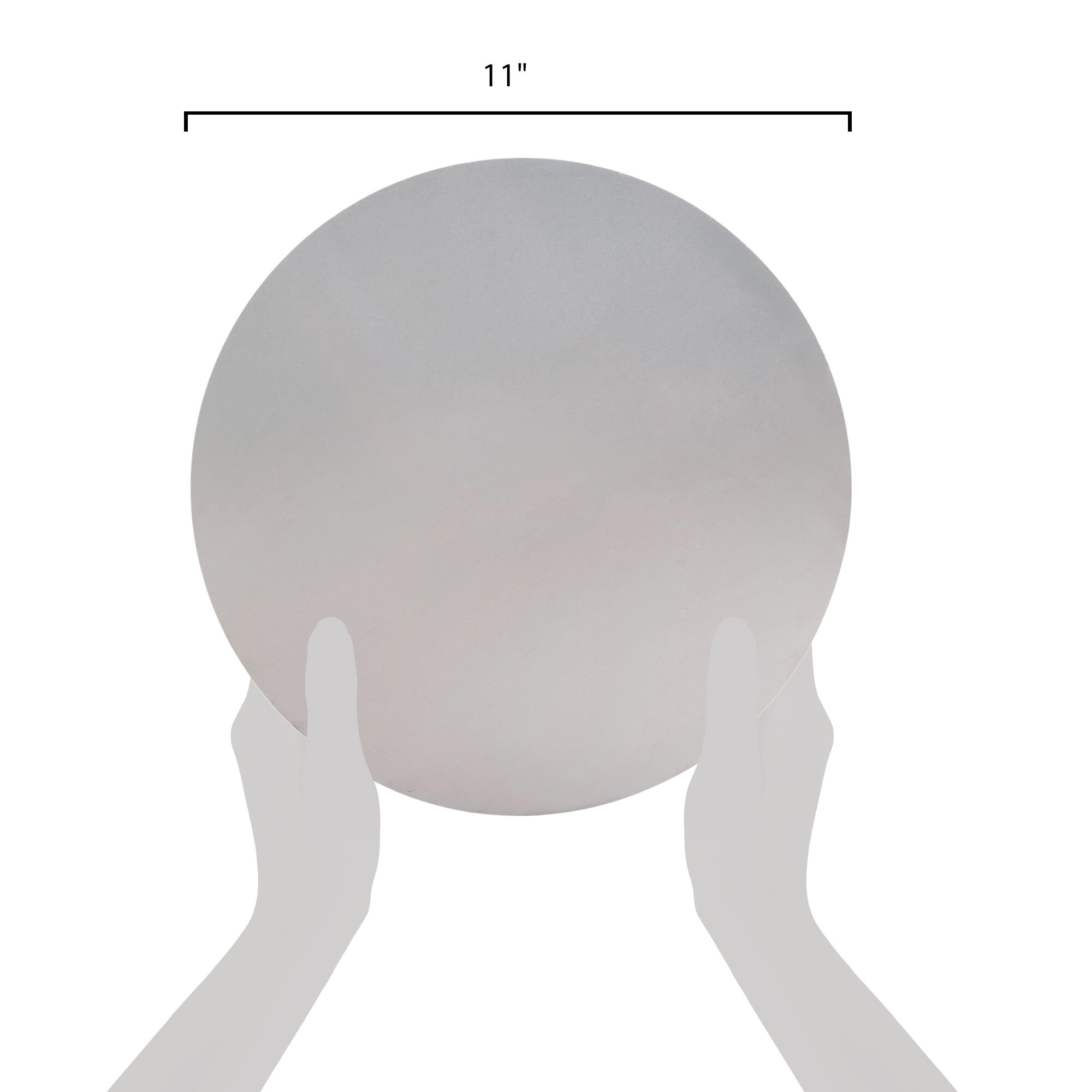 American Metalcraft 18911 11" Round Standard Weight Aluminum Pizza Pan ...
