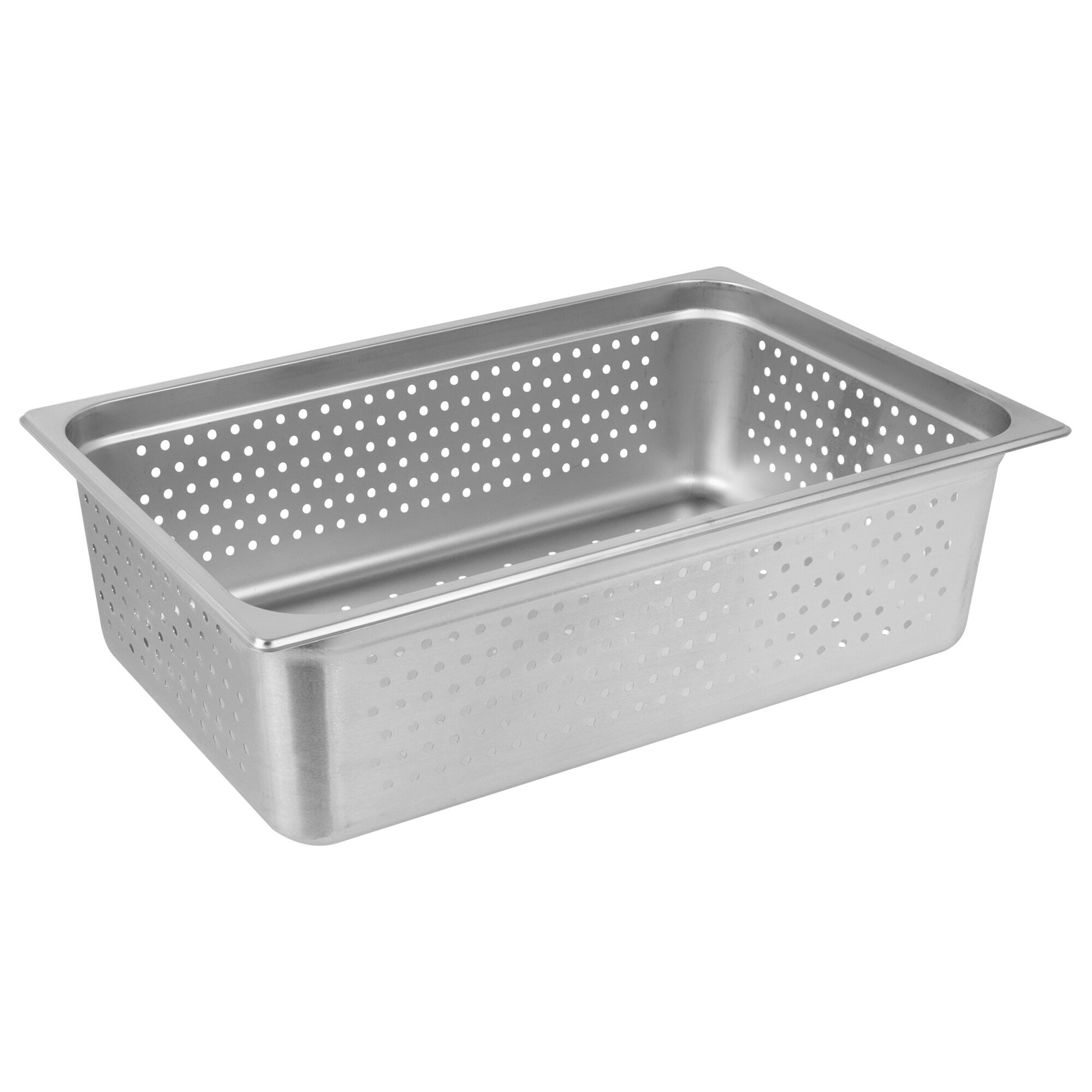 Choice Full Size 6" Deep Anti-Jam Perforated Stainless Steel Steam ...