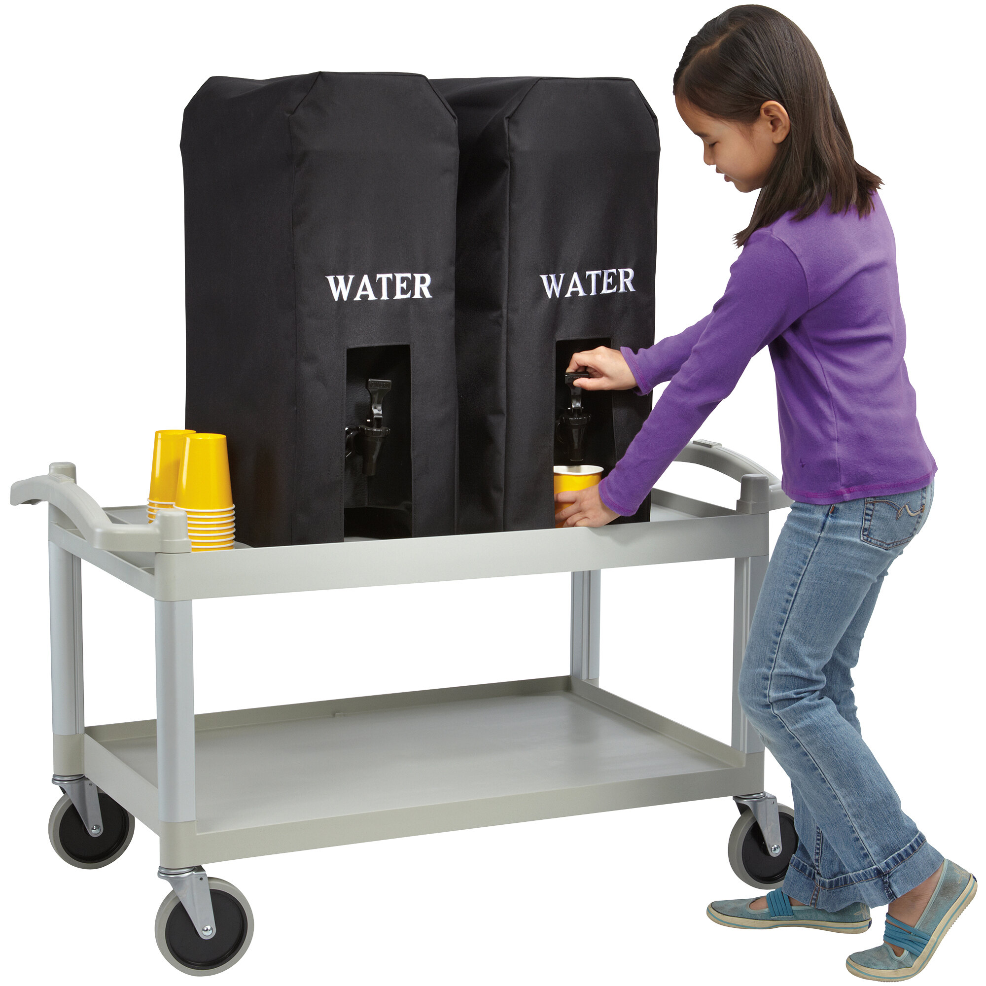 Cambro HYDRASTATIONPKG Hydration Station with Two 4.75 Gallon Insulated ...