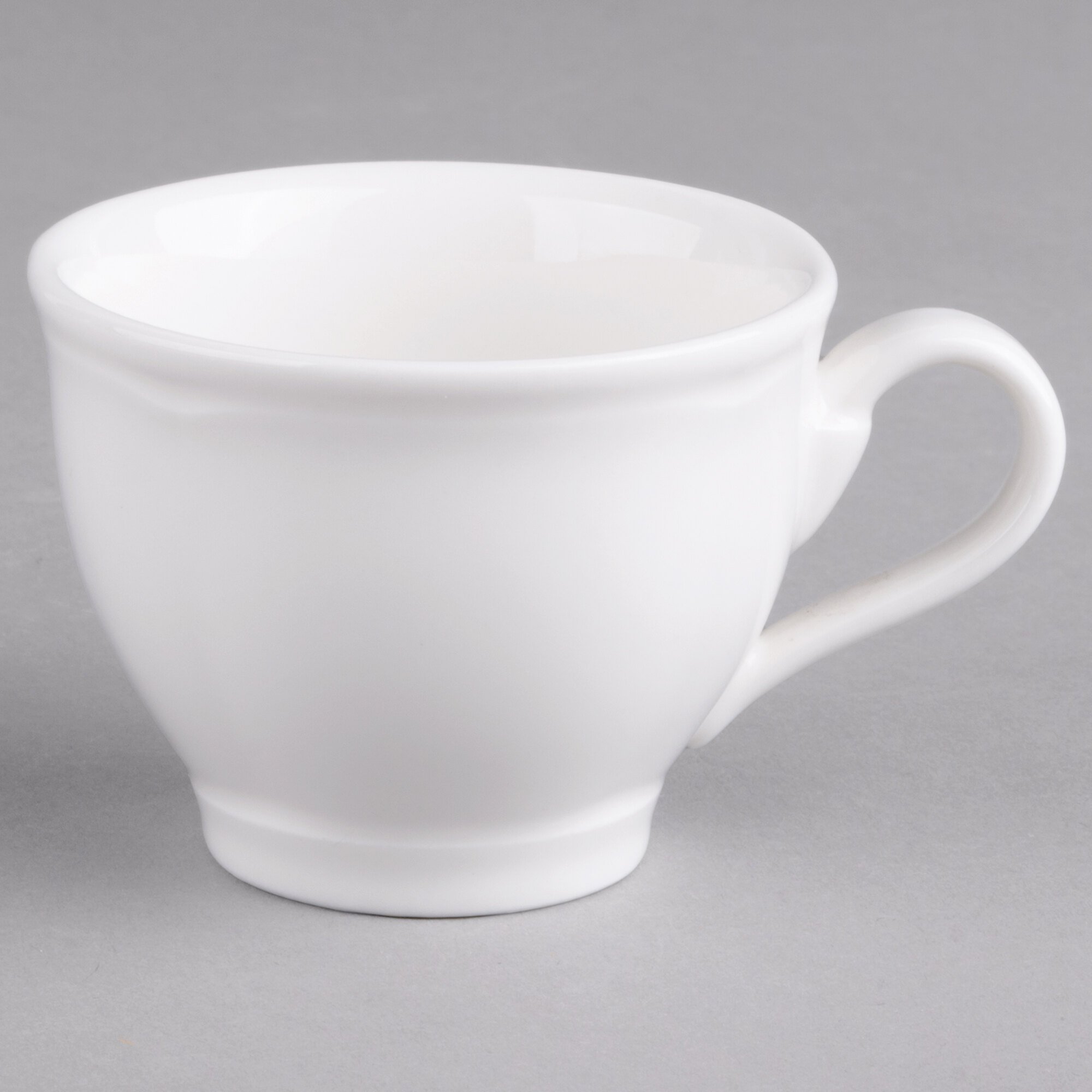 Villeroy & Boch 16-3318-1450 La Scala 3 oz. White Porcelain Cup - 6/Case