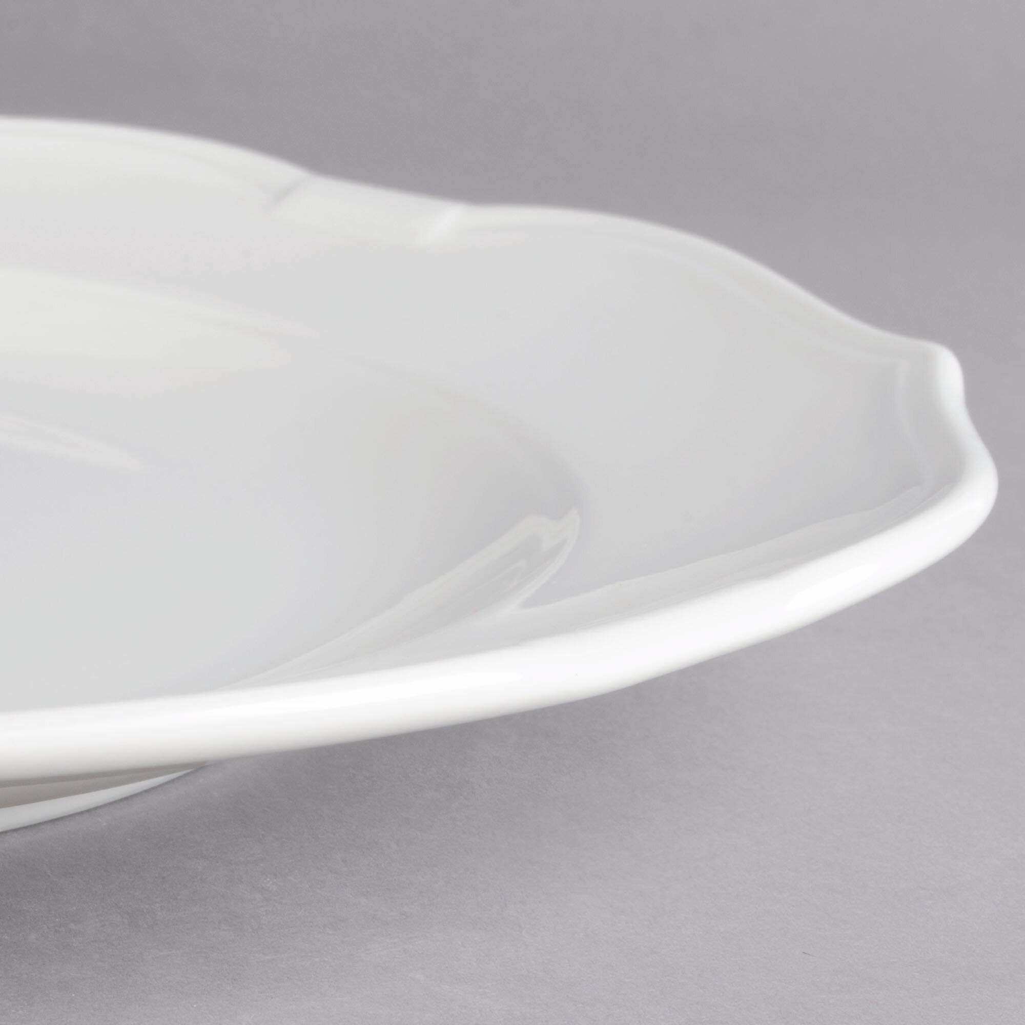 Villeroy & Boch 16-3318-2620 La Scala 10 1/2" White Porcelain Flat ...