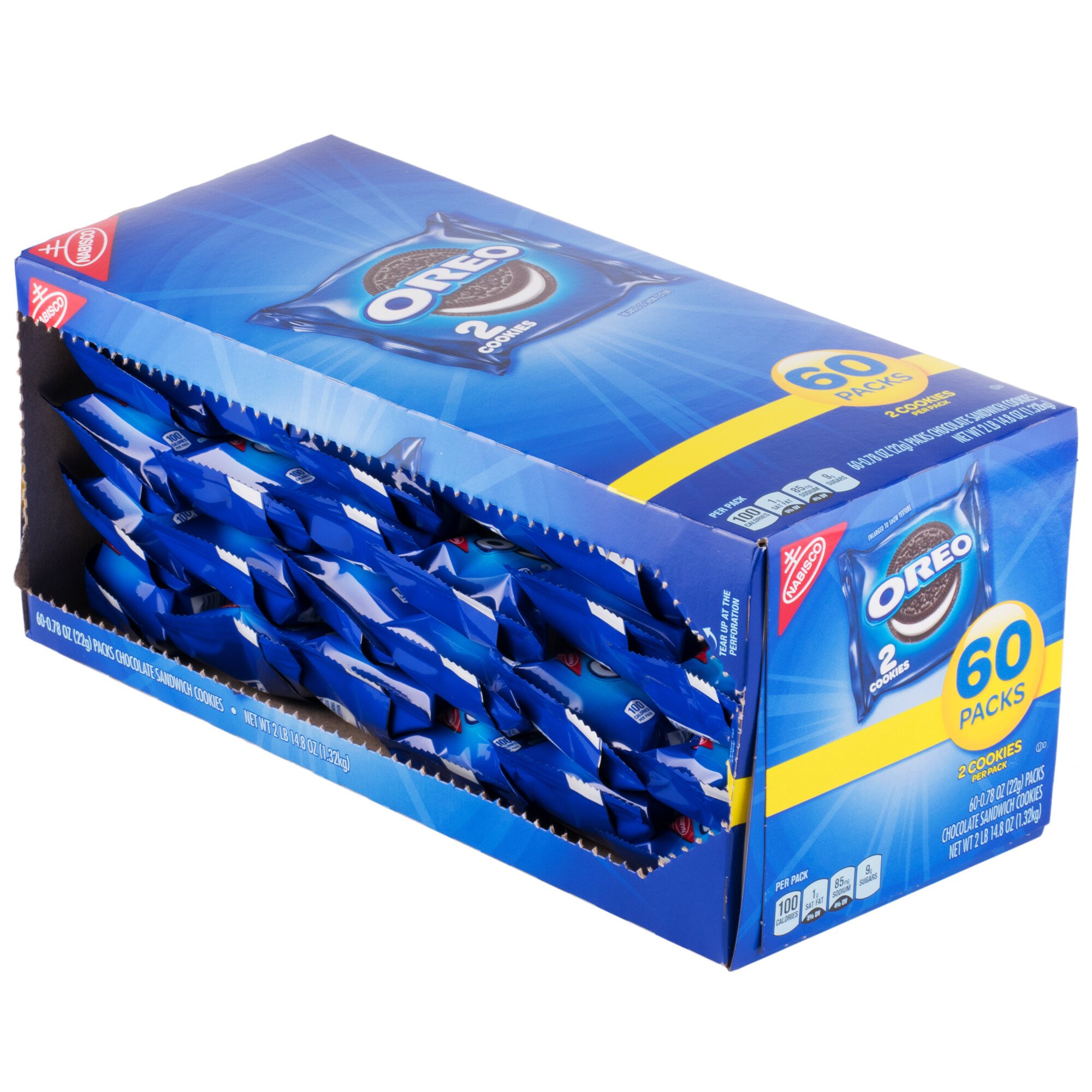 Nabisco Oreo 2-Count (.78 oz.) Cookie Snack Pack - 120/Case