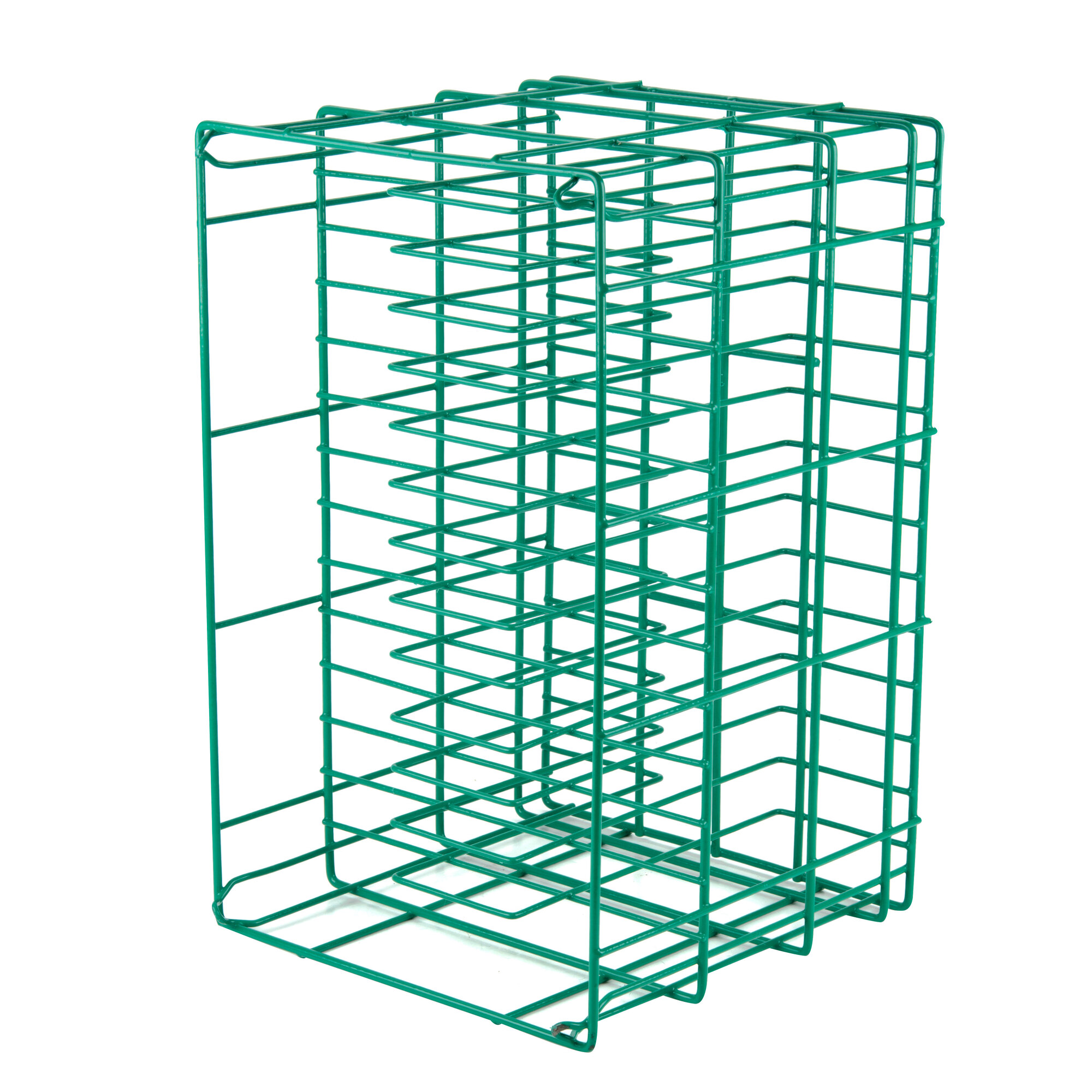 14 Compartment Catering Plate Rack for Square Plates up to 11" - Wash ...