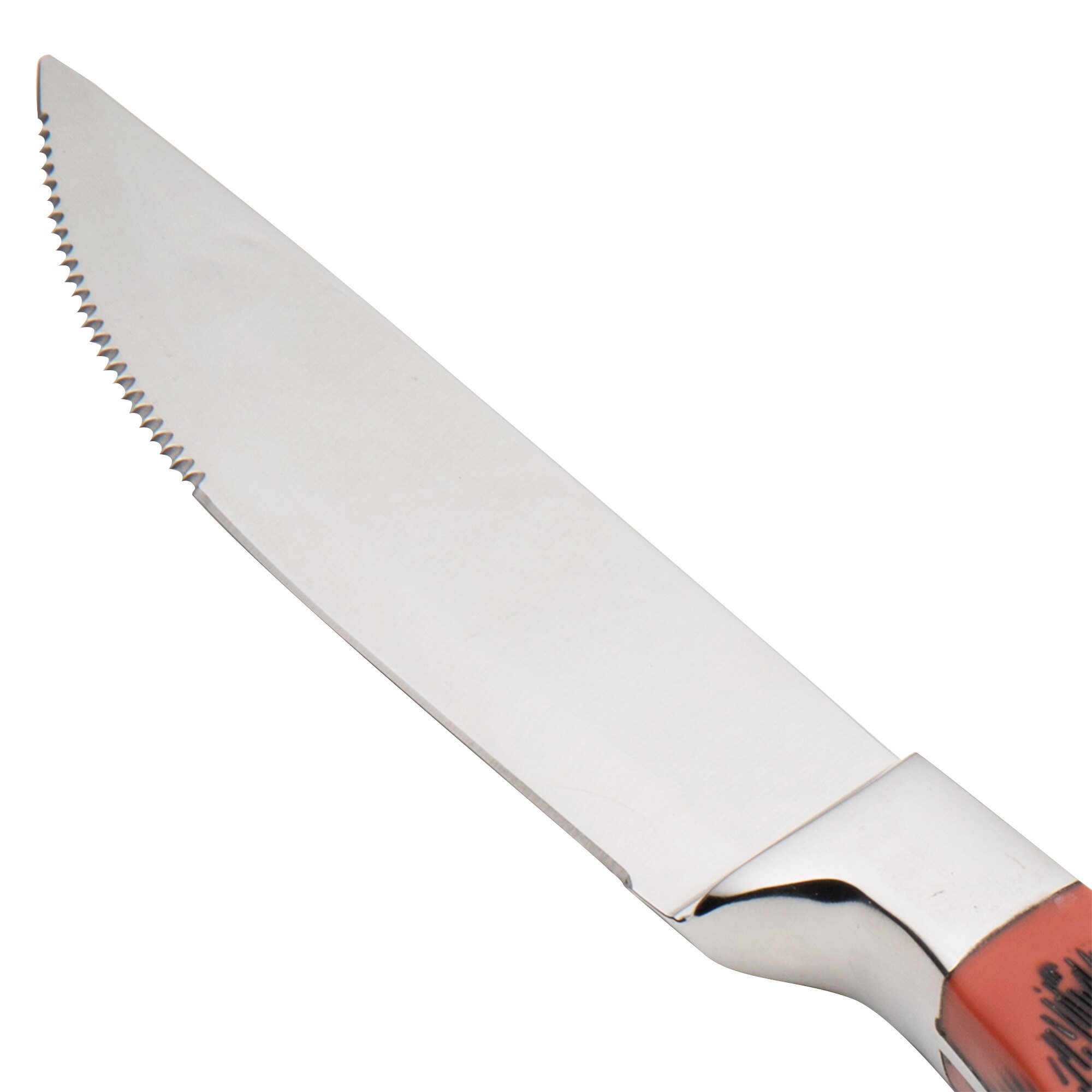 Walco 940528 Hunter 4 15/16" Customizable Stainless Steel Steak Knife ...