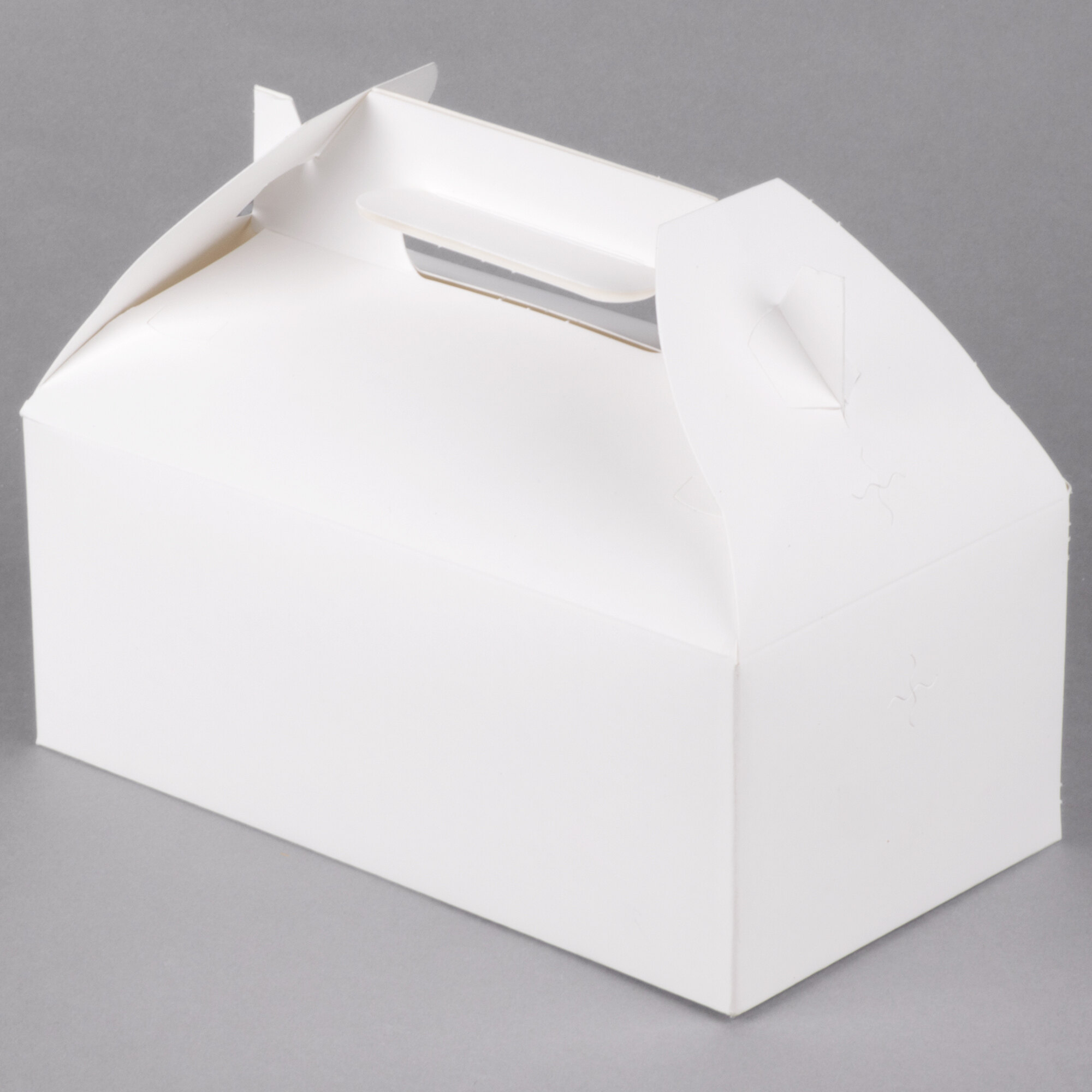 8 7/8" x 5" x 3 1/2" White Barn Take Out Dinner / Chicken Box with ...