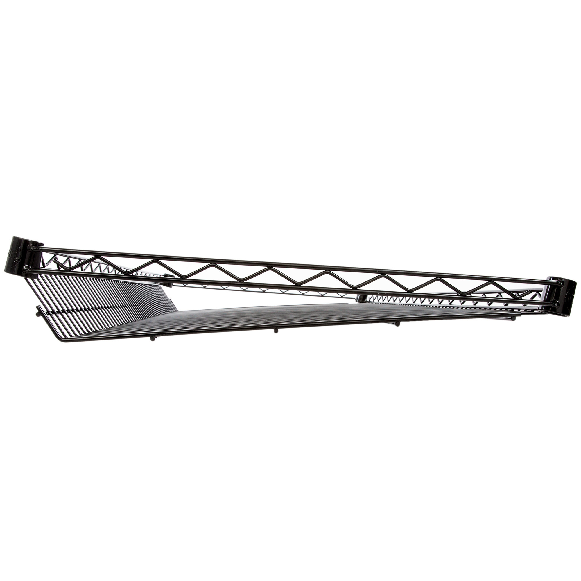 Regency 24" x 48" NSF Black Epoxy Slanted Wire Shelf