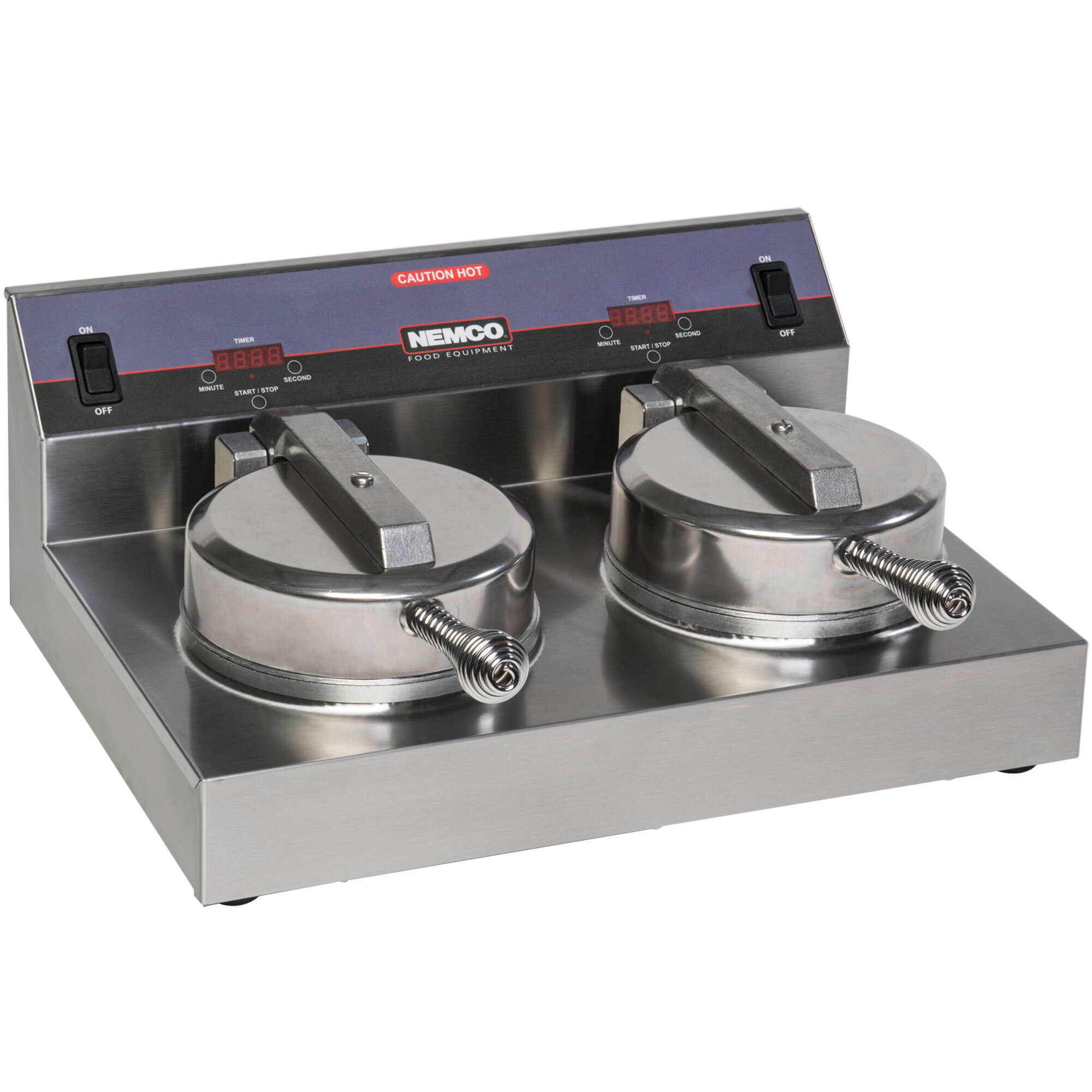 Nemco 7000A-2 Dual Waffle Maker - 120V