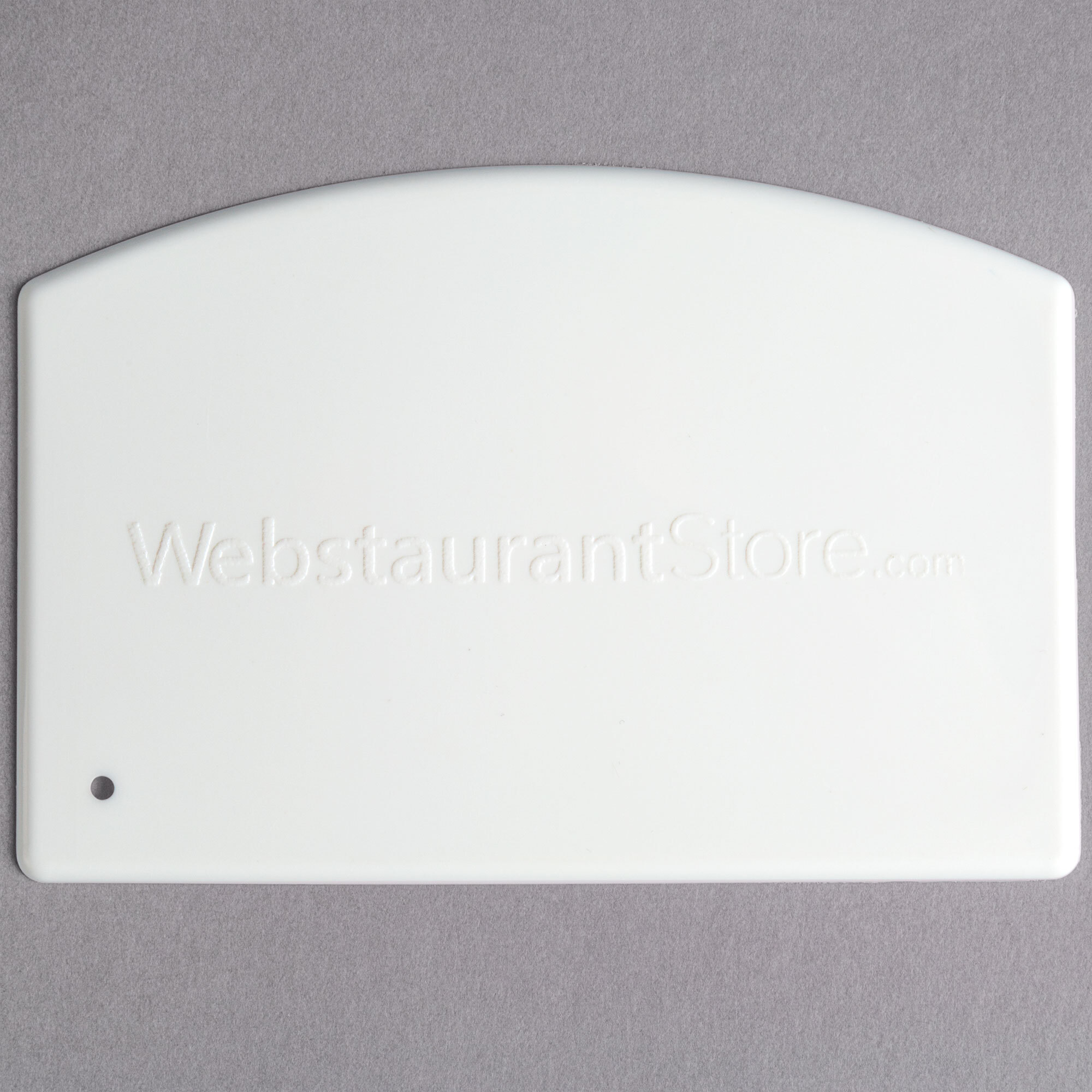 Straight-Edge Plastic Bowl Scraper - 5.25" x 3.75"