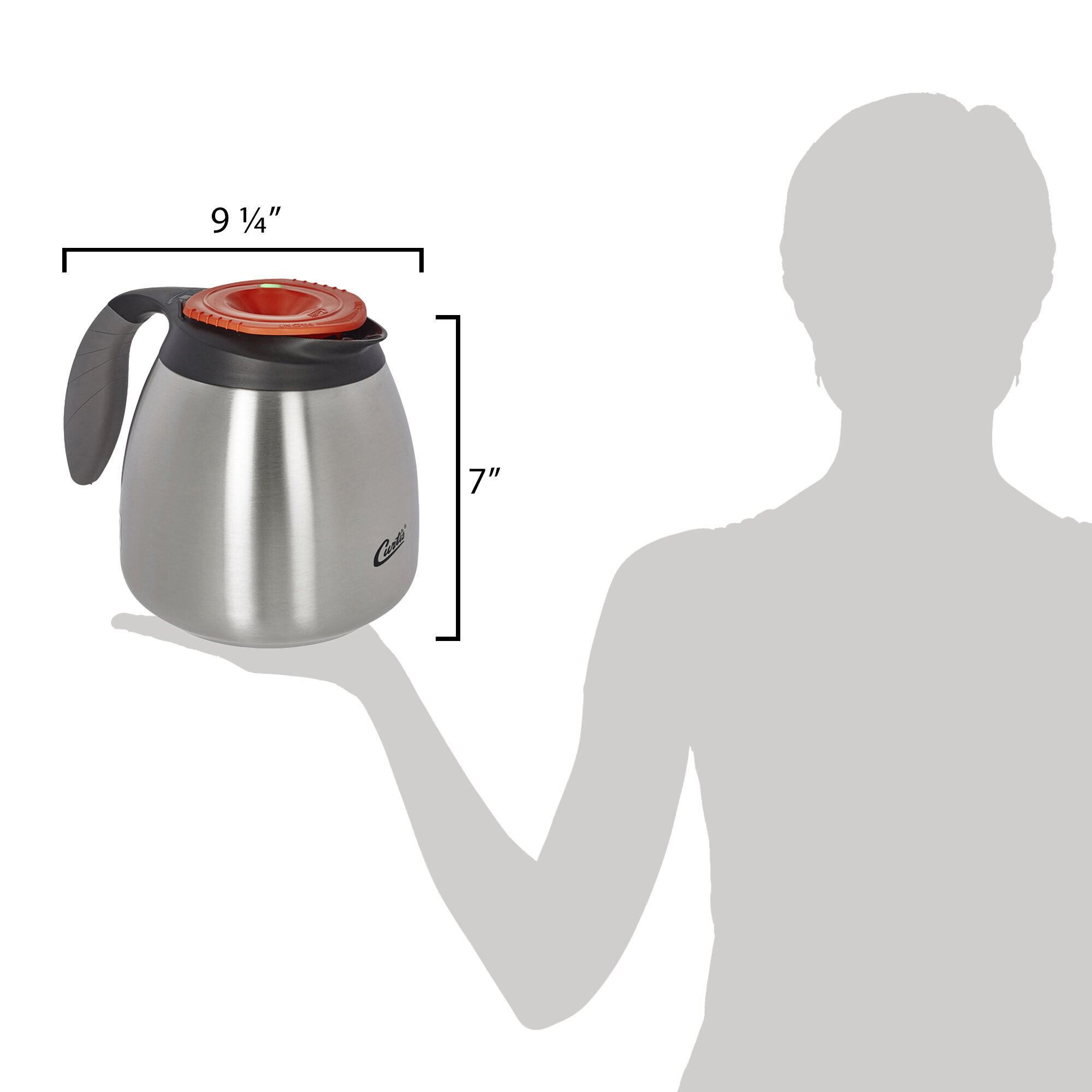 Curtis TFT642HD 64 oz. Thermal Freshtrac Decaf Carafe with 2 Hour ...