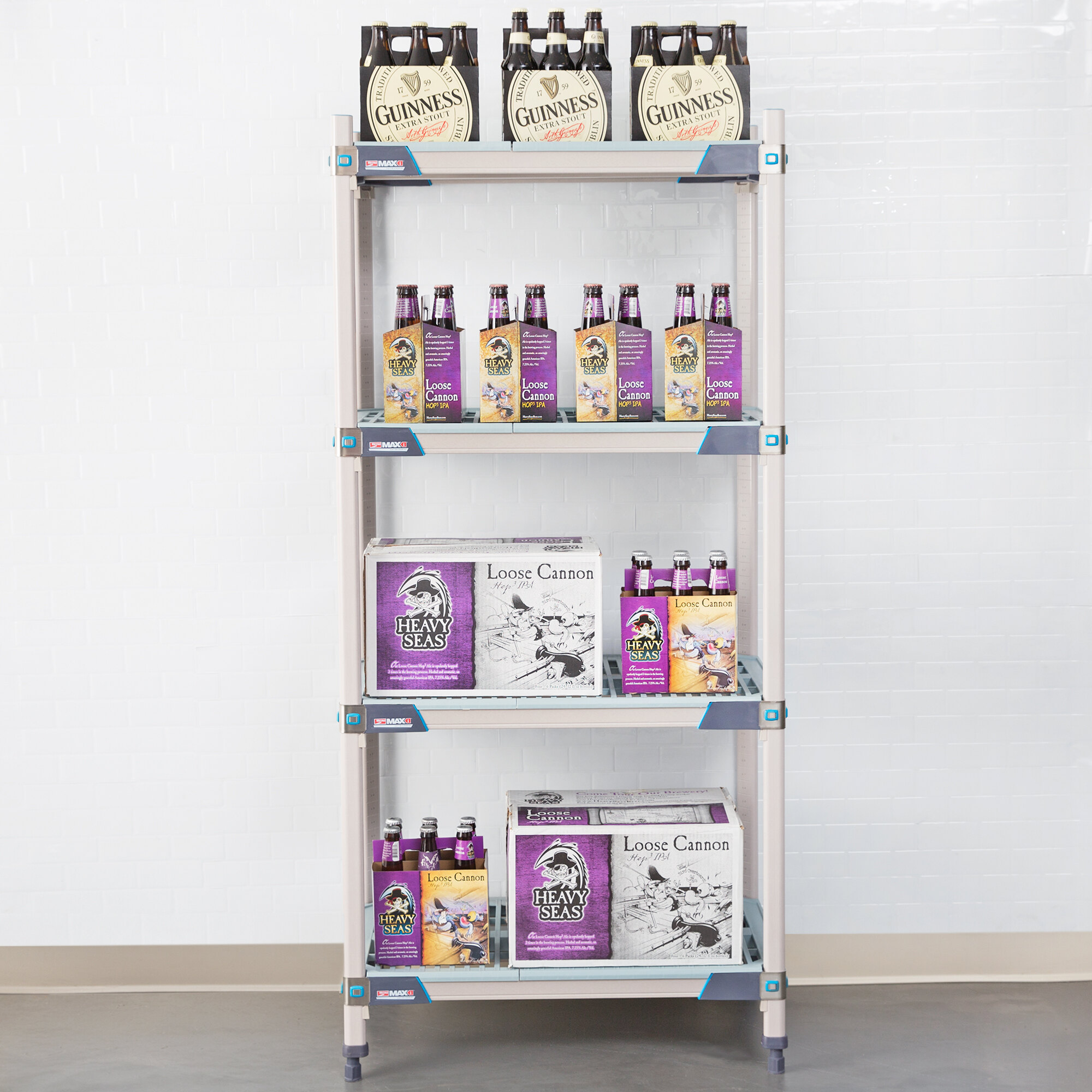 Metro X326GX3 MetroMax i Polymer Shelving Unit - 18" x 30" x 63"