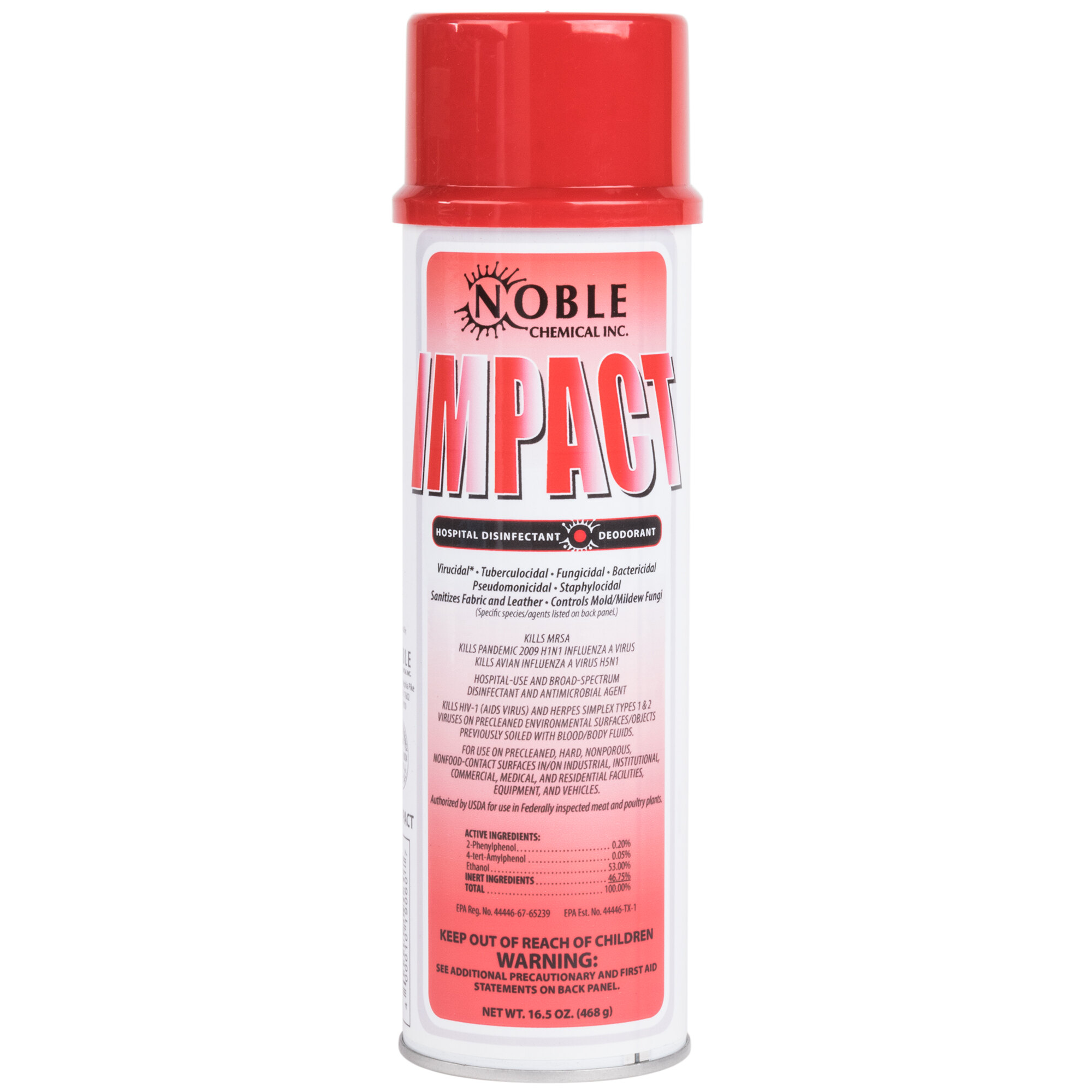 Noble Chemical Impact Hospital Disinfectant / Deodorizer - Aerosol 16 ...