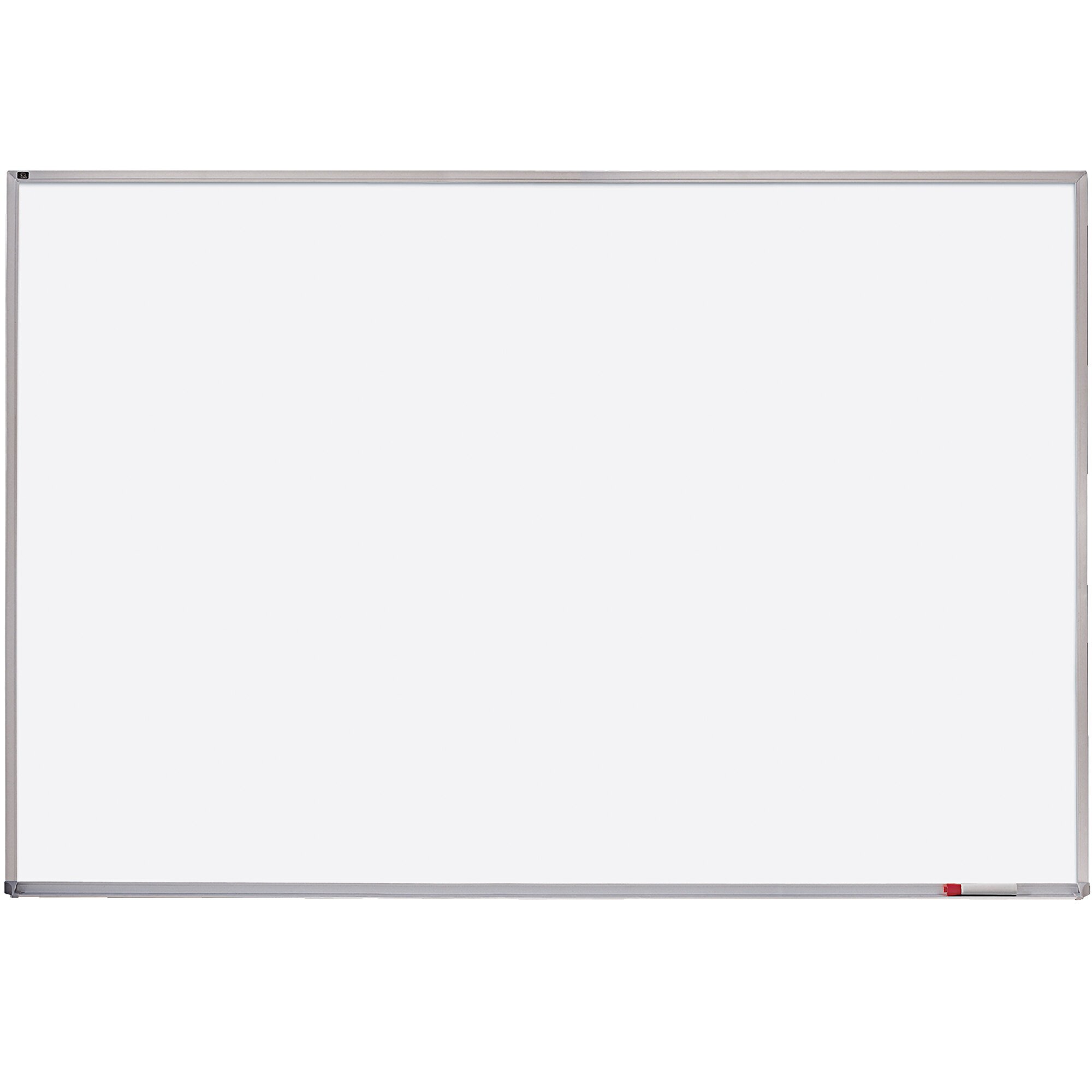 Quartet PPA408 48" x 96" Magnetic Porcelain Whiteboard with Silver ...