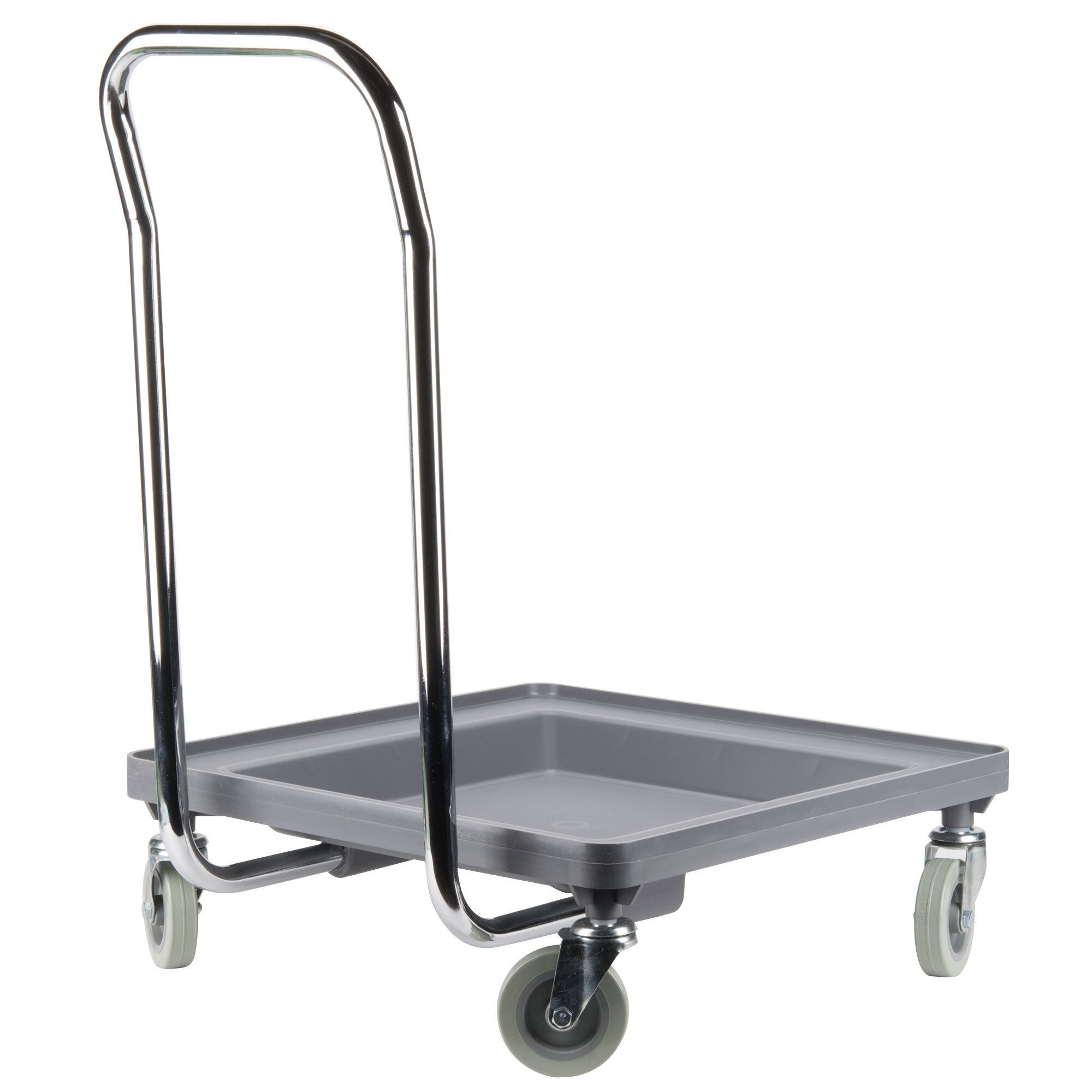 Noble Products Gray Dish Rack and Glass Rack Dolly with 31" Handle