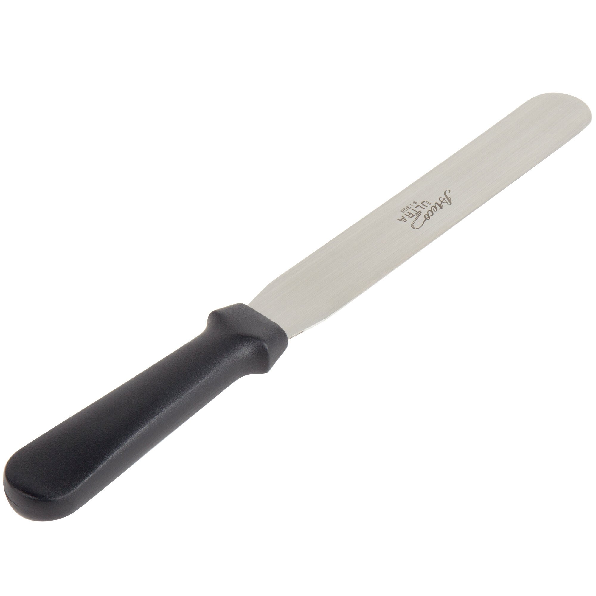 Ateco 1308 8" Blade Straight Baking / Icing Spatula with Plastic Handle
