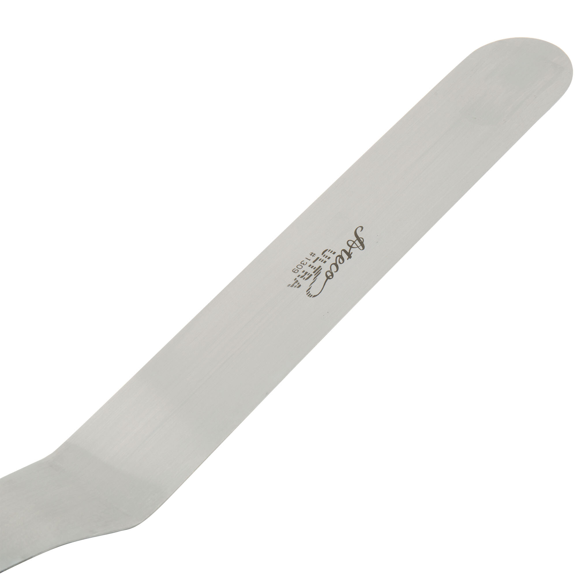 Ateco 1309 9 3/4" Blade Offset Baking / Icing Spatula with Plastic Handle