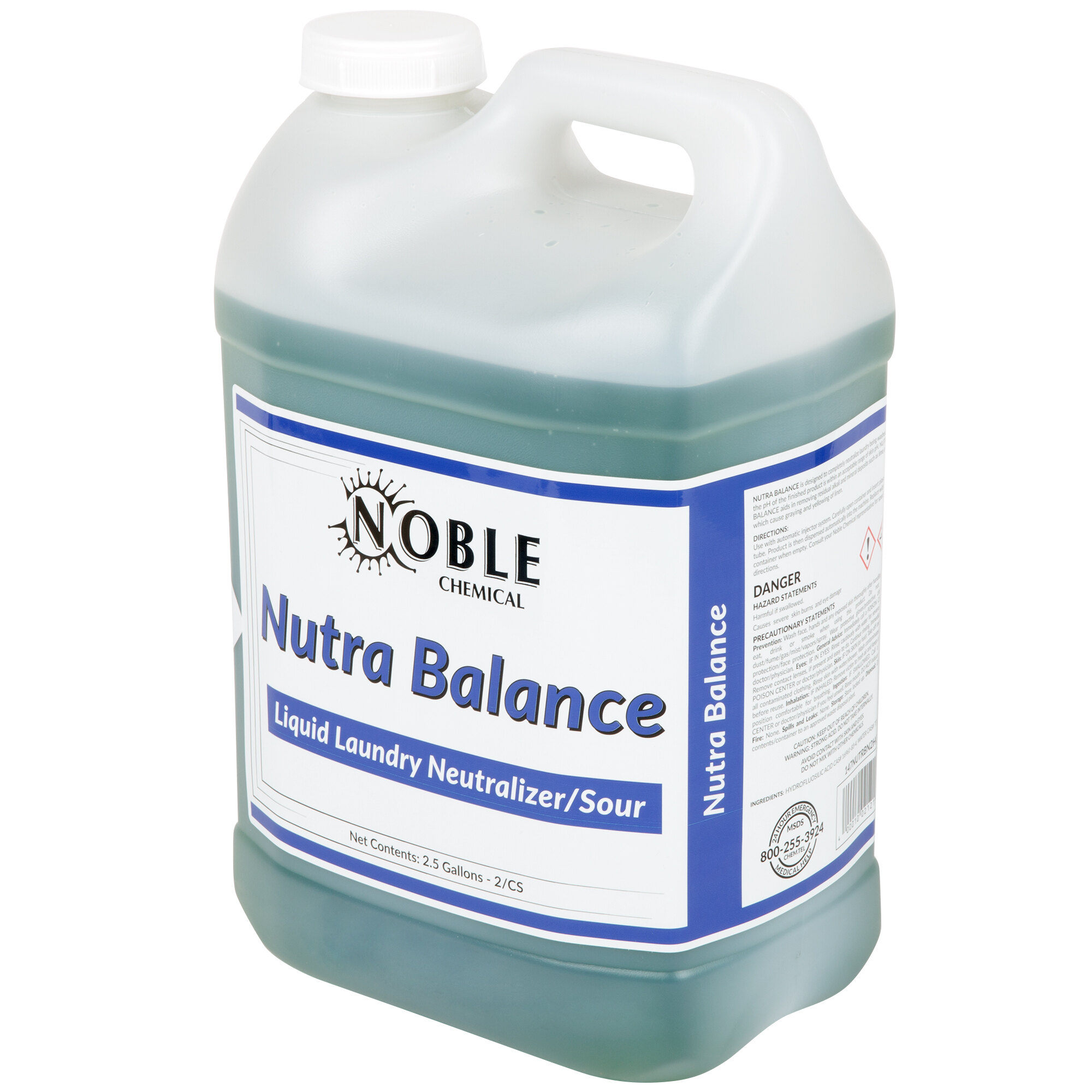 Noble Chemical 2.5 Gallon / 320 oz. Nutra Balance Liquid Laundry ...