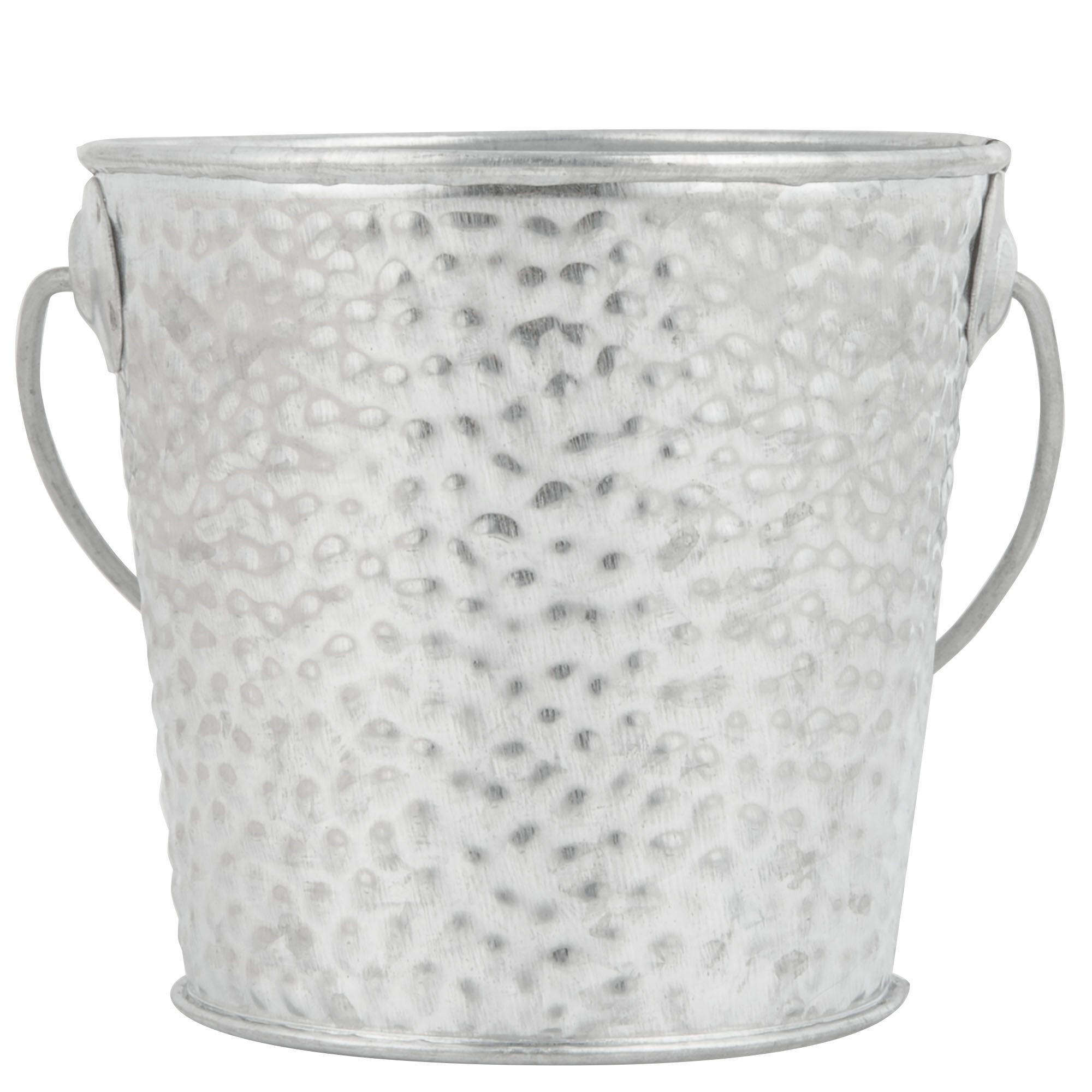 Tablecraft GT44 Galvanized Steel Pail - 4" x 4"