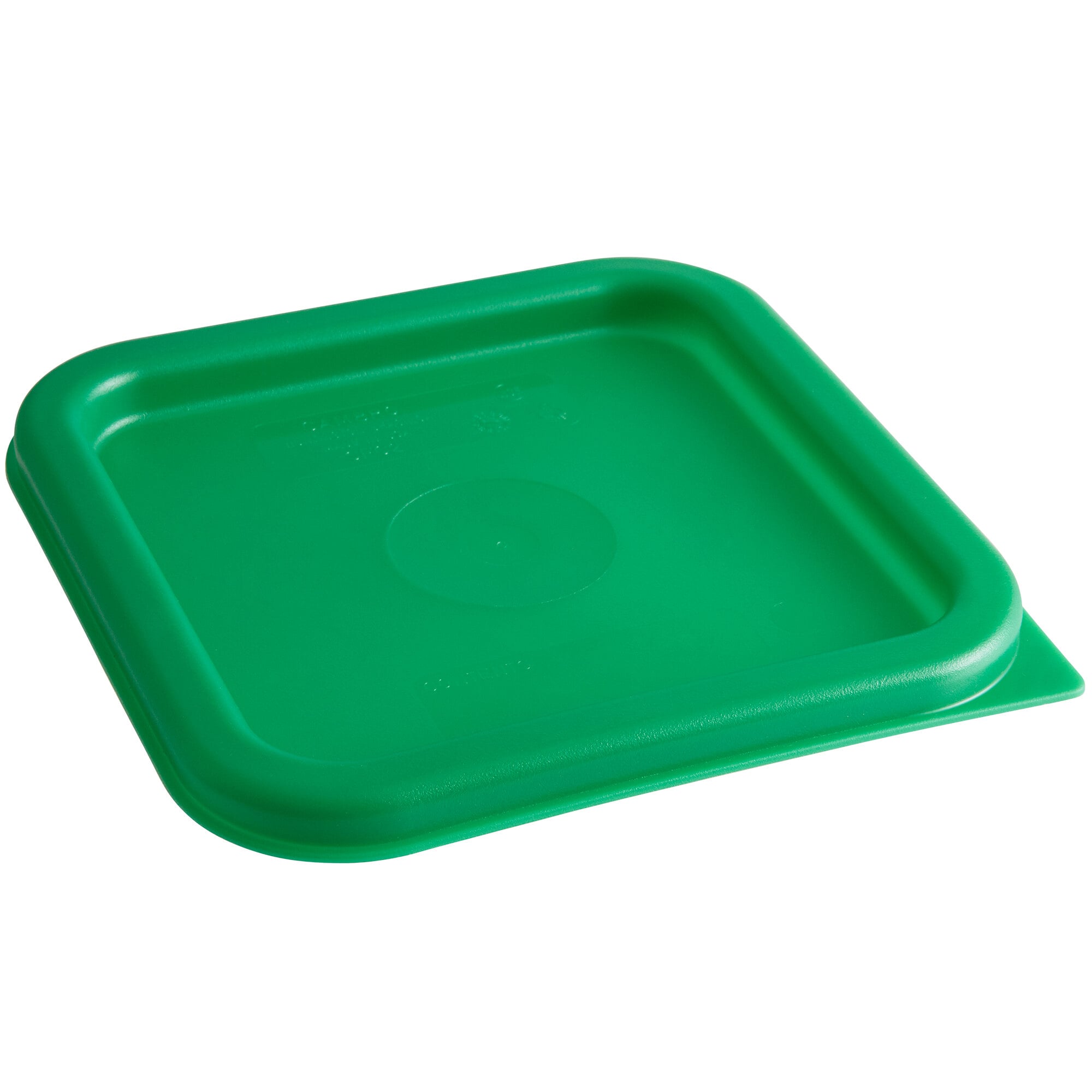 Cambro SFC2452 Kelly Green Square Polyethylene Lid for 2 and 4 Qt. Food ...