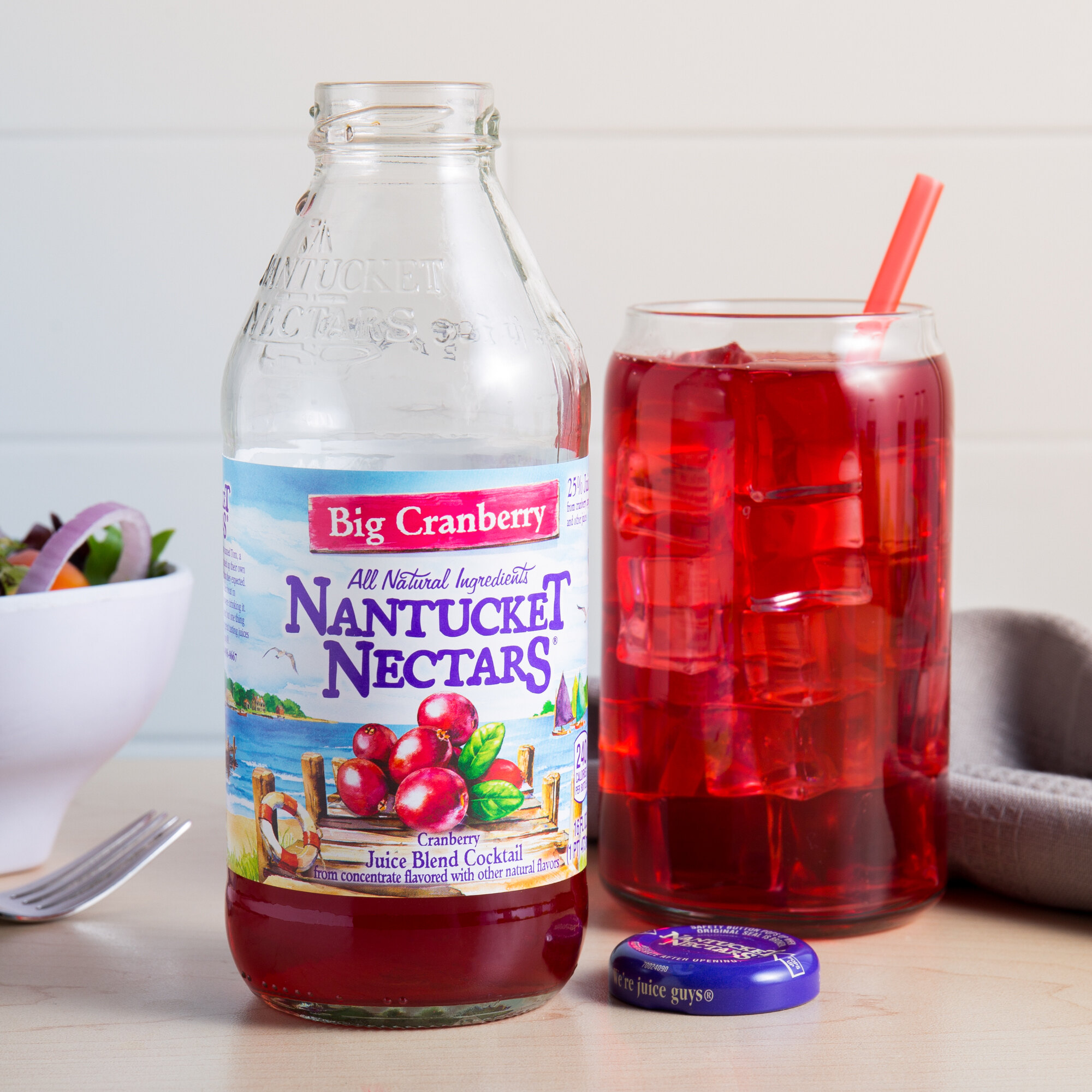 Nantucket Nectars 16 fl. oz. Big Cranberry Cocktail Juice Cocktail - 12 ...