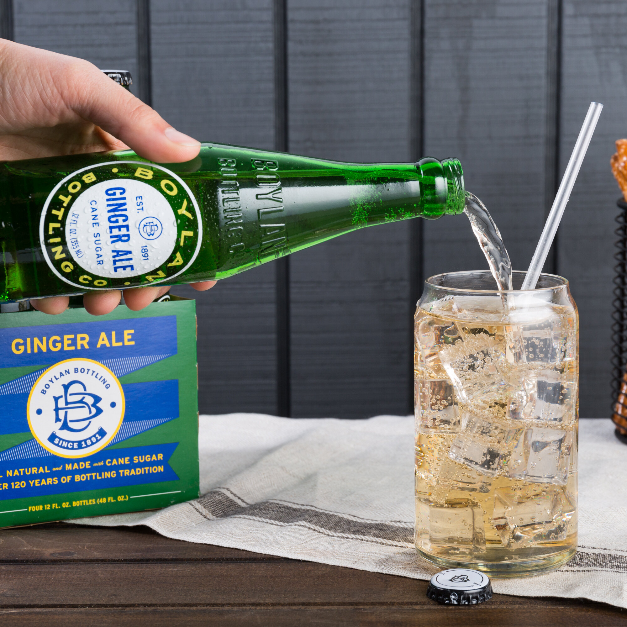 Boylan Bottling Co. 12 fl. oz. Ginger Ale 4-Pack - 6/Case