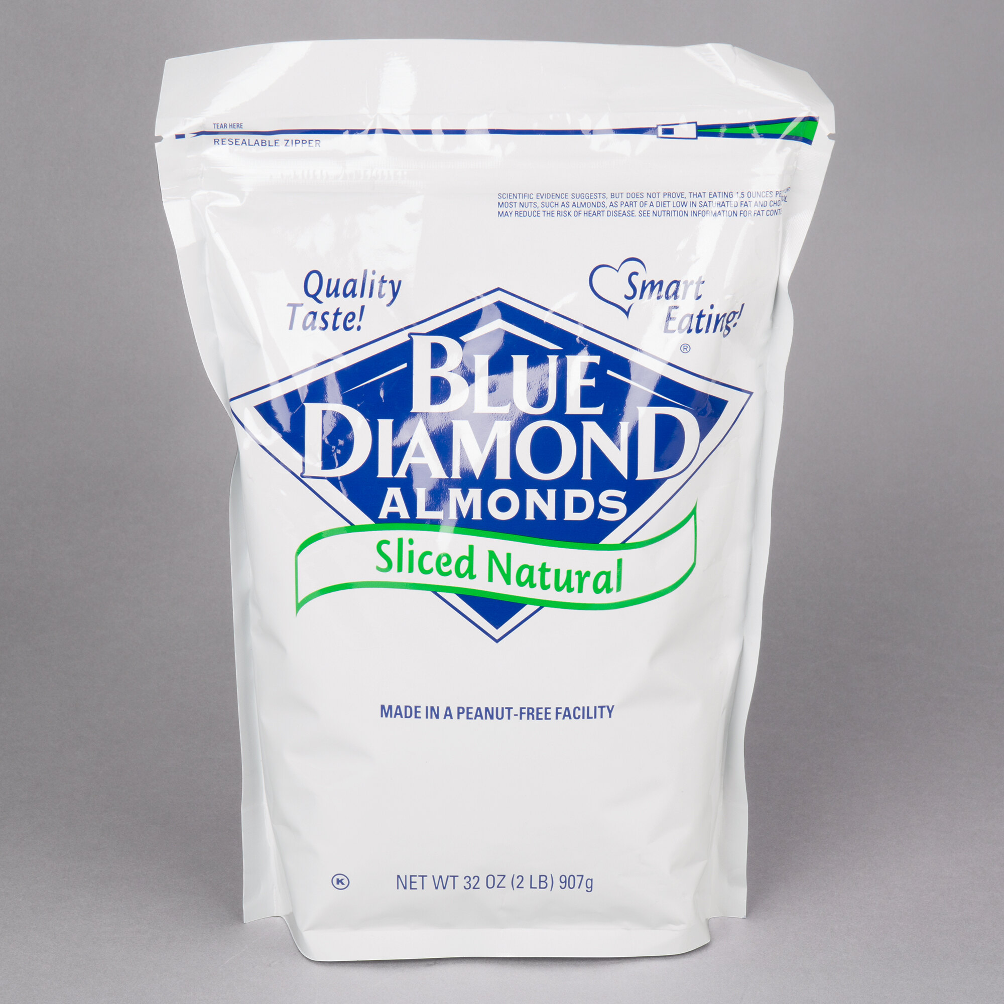 Blue Diamond 2 lb. Raw Sliced Almonds