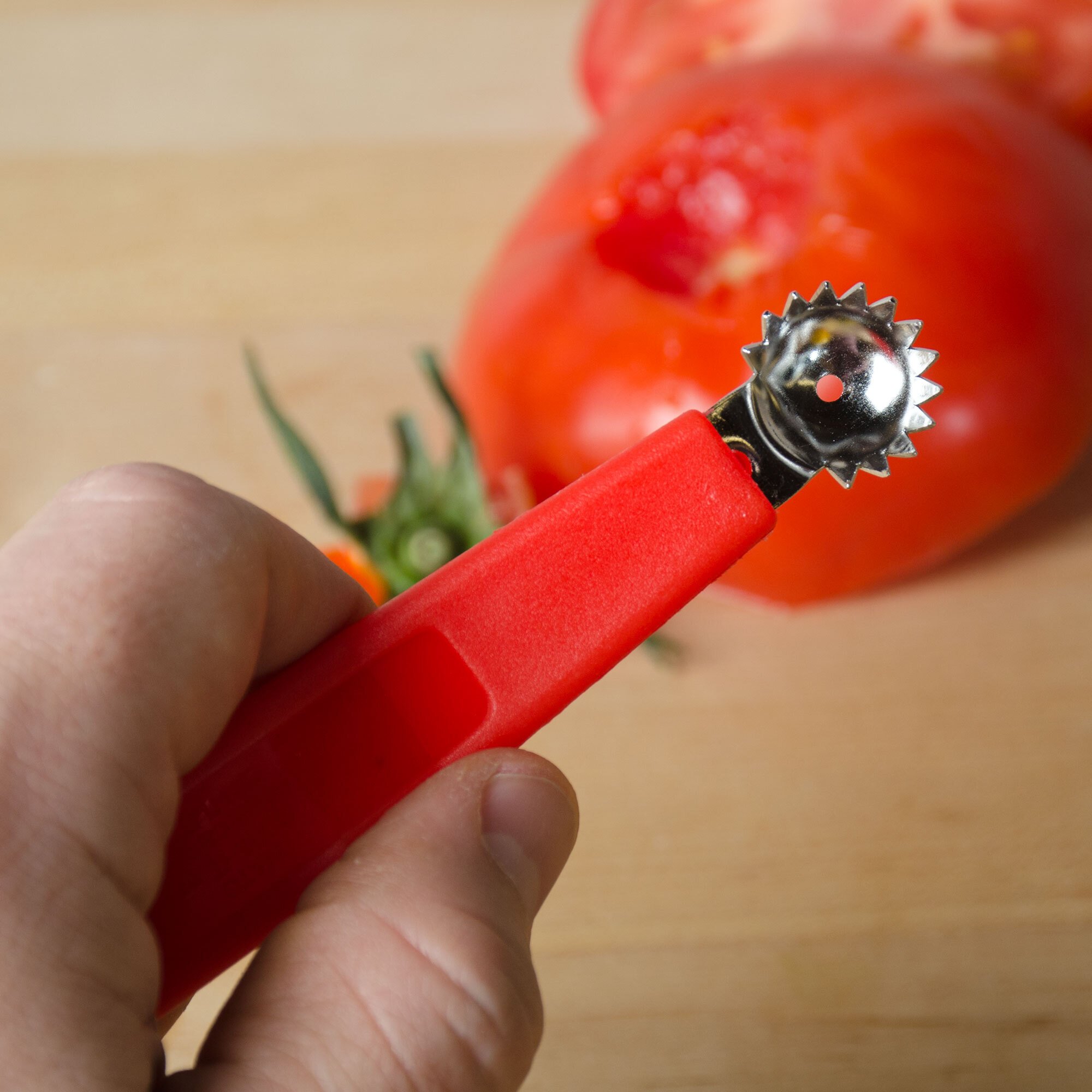 Prince Castle 950-1 Core-It Tomato Corer with Red Handle