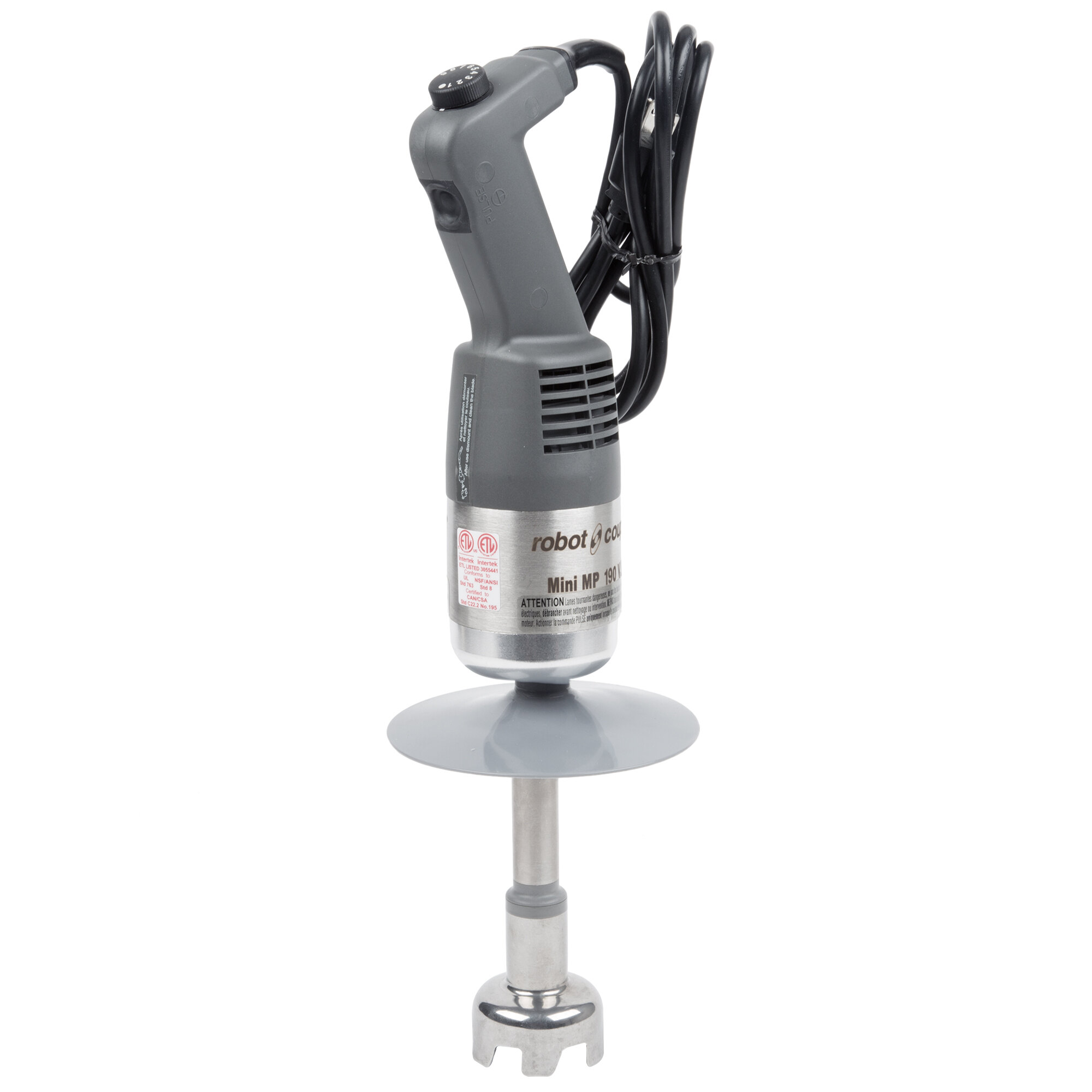 Robot Coupe MMP190VV Mini 8" Variable Speed Immersion Blender - 2/5 HP