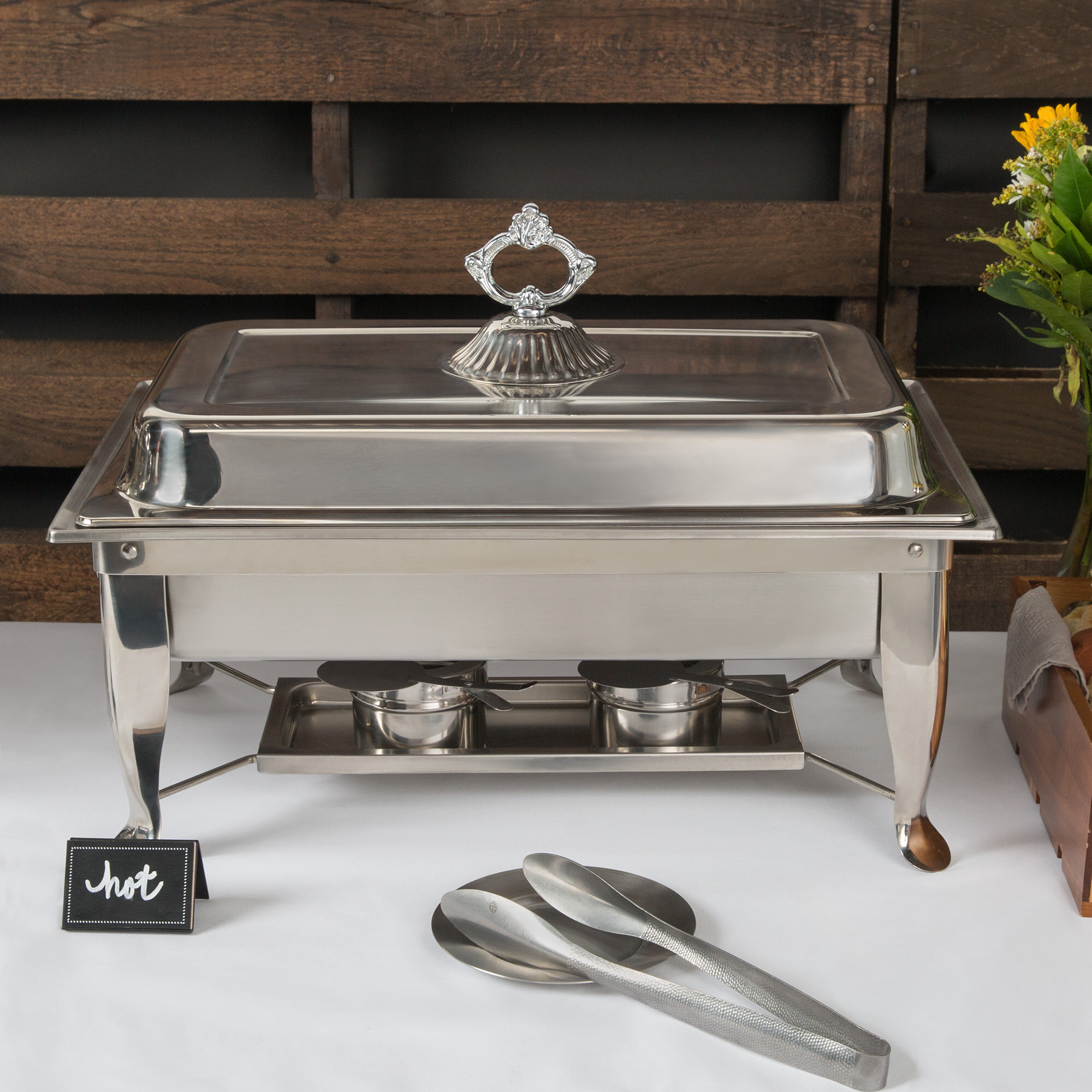 Choice Classic 8 Qt. Full Size Folding Chafer Kit