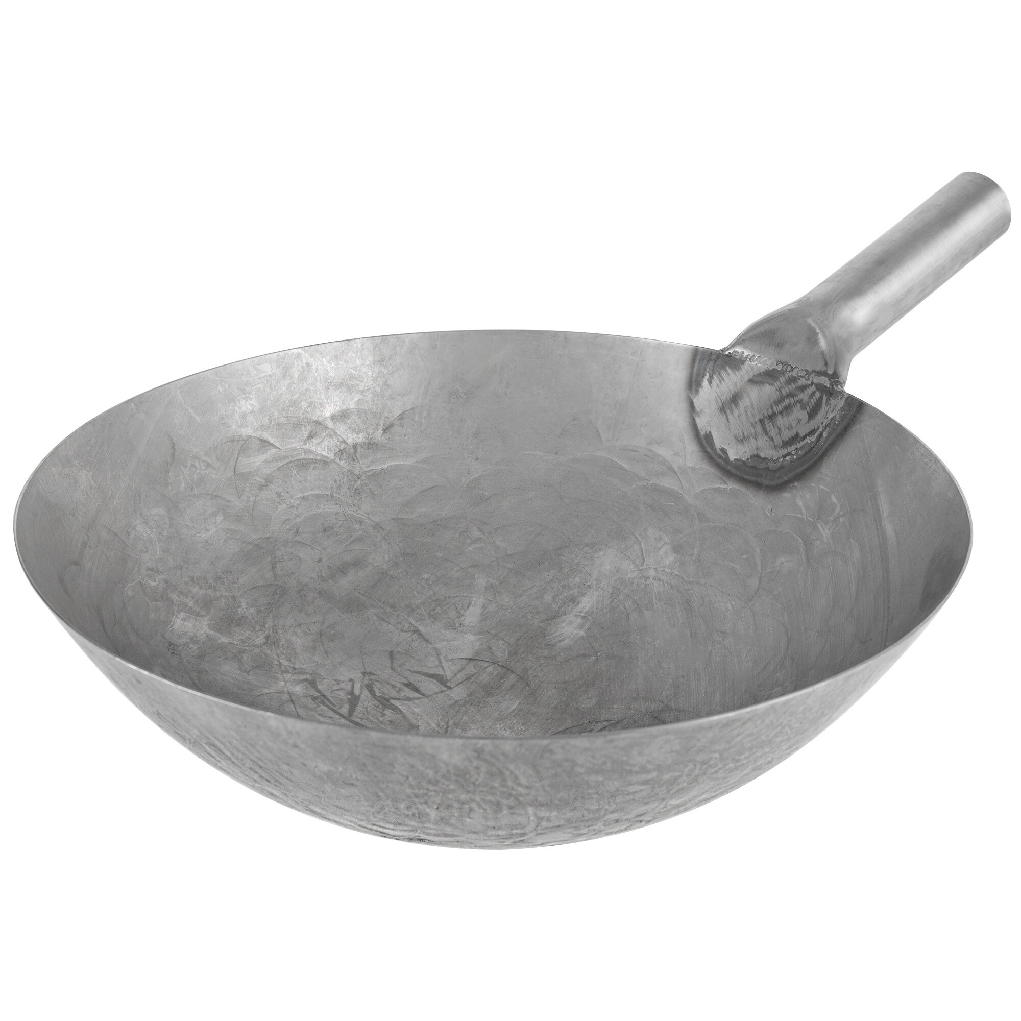 Town 34734 14" Carbon Steel Hand Hammered Peking Wok