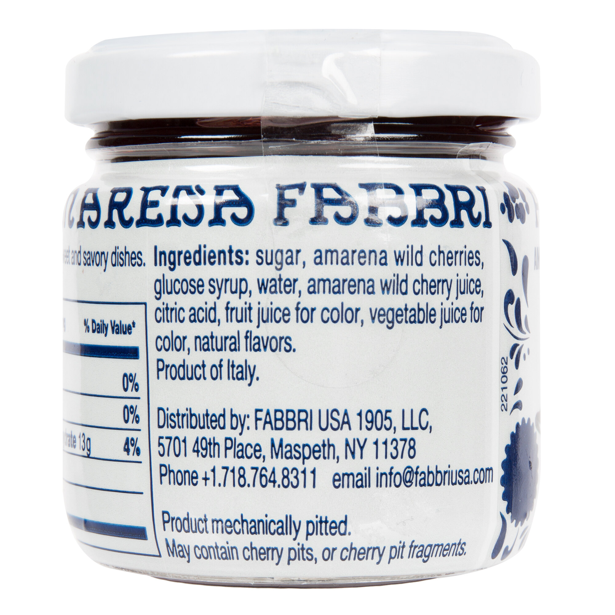 Fabbri 4 oz. Amarena Cherries in Mini Glass Jar