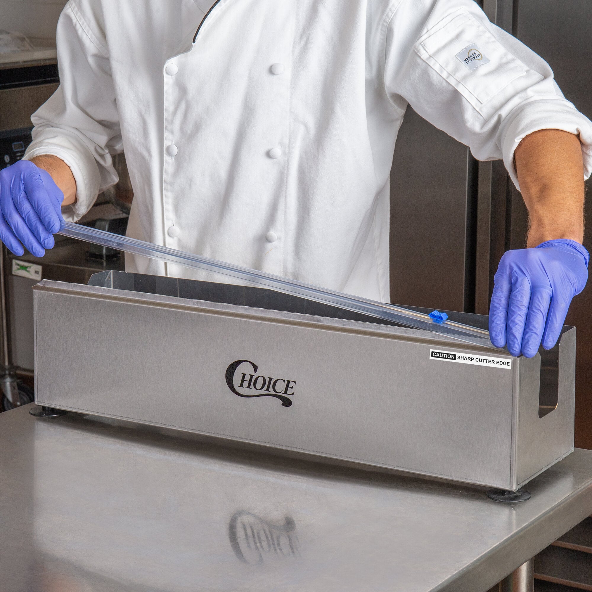 Choice 24" Stainless Steel Film and Foil Dispenser and Cutter