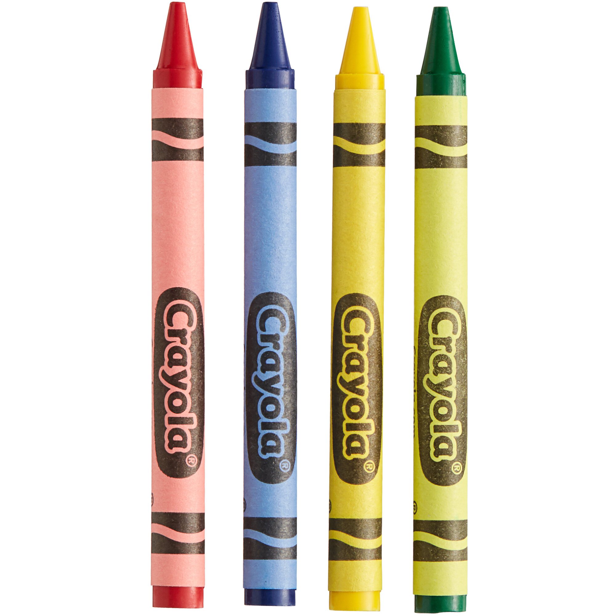 Crayola 520083 4 Pack Standard Crayons in Cello Wrap Pack - 360/Case