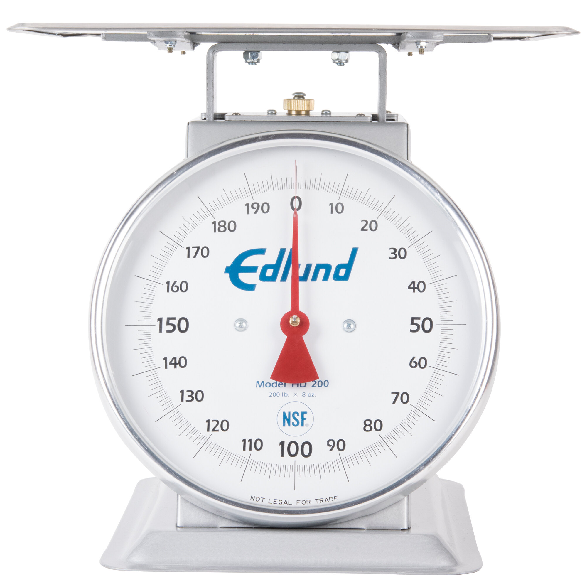 Edlund HD-200 Heavy-Duty 200 lb. Receiving Scale with 15" x 15" Platform