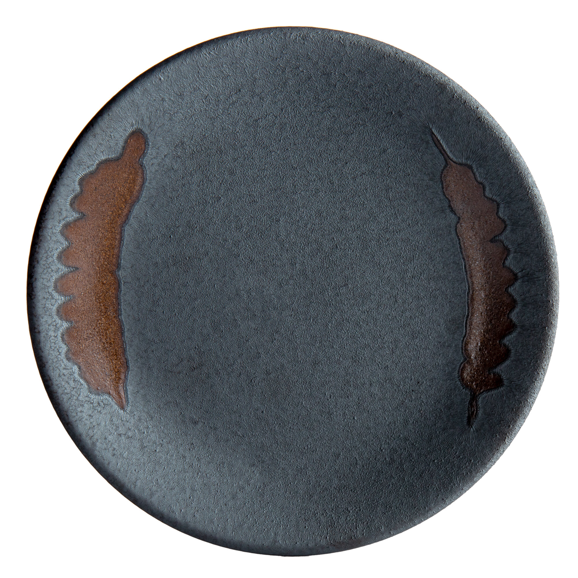 Playground 701121591000593 Lava 5 7/8" Round Coupe Stoneware Plate - 6/Case