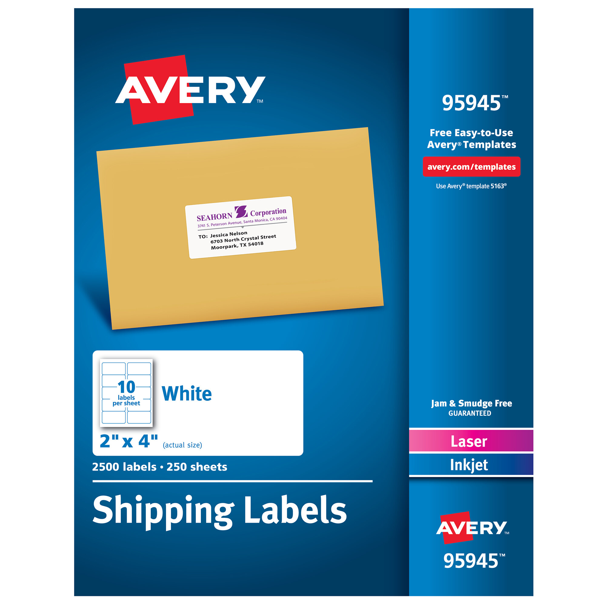 Avery Labels 2 X 4 Template
